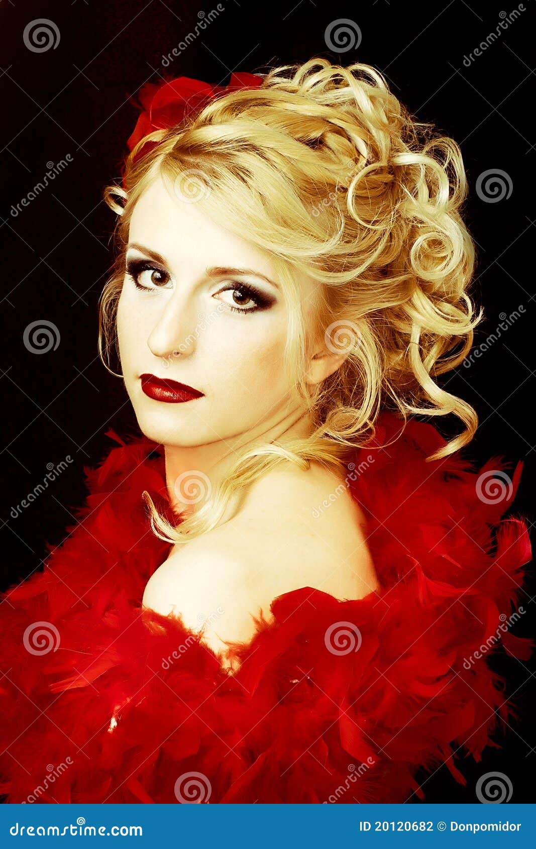 Stylish portrait stock photo. Image of model, hair, makeup - 20120682