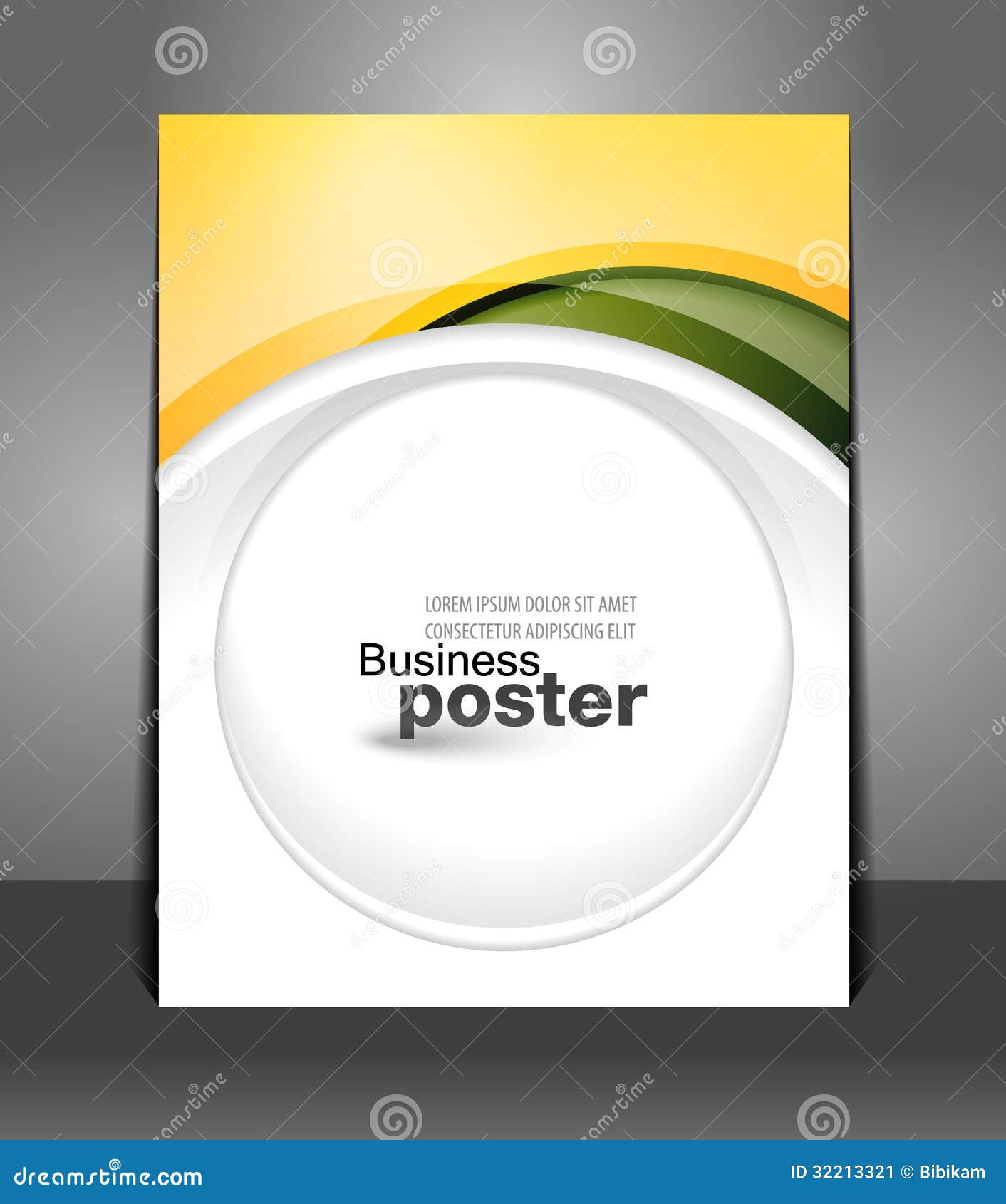 Stylish Presentation of Business Poster Stock Vector - Illustration of ...