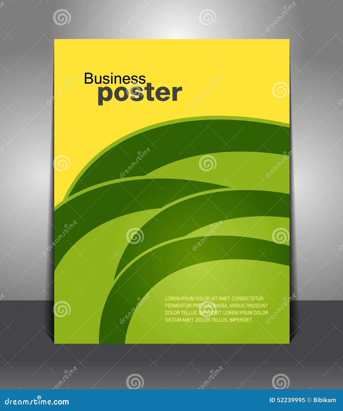Stylish Presentation of Business Poster Stock Vector - Illustration of ...