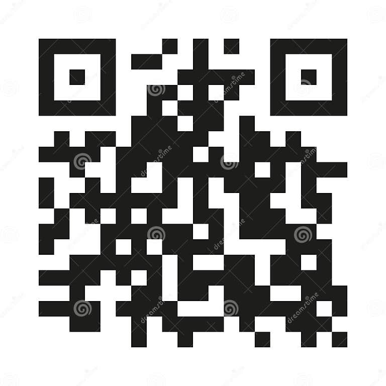 Stylish QR Code Icon with a Minimalist Design. a Clean and Simple ...