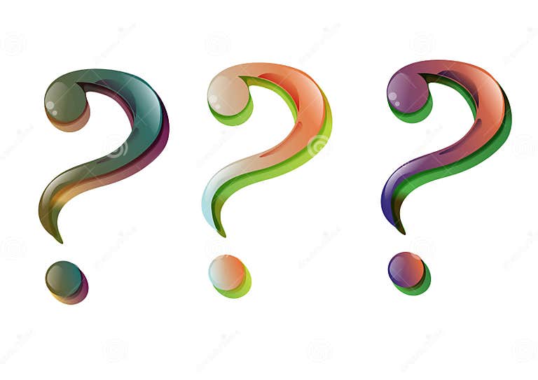 Stylish Question Mark (vector) Stock Vector - Illustration of search ...