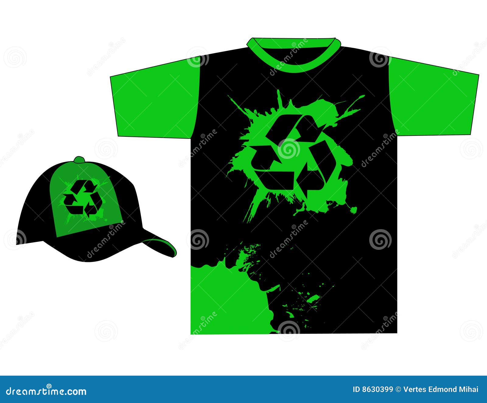 Stylish Recycle T-shirt Design Vector Stock Vector - Illustration of ...