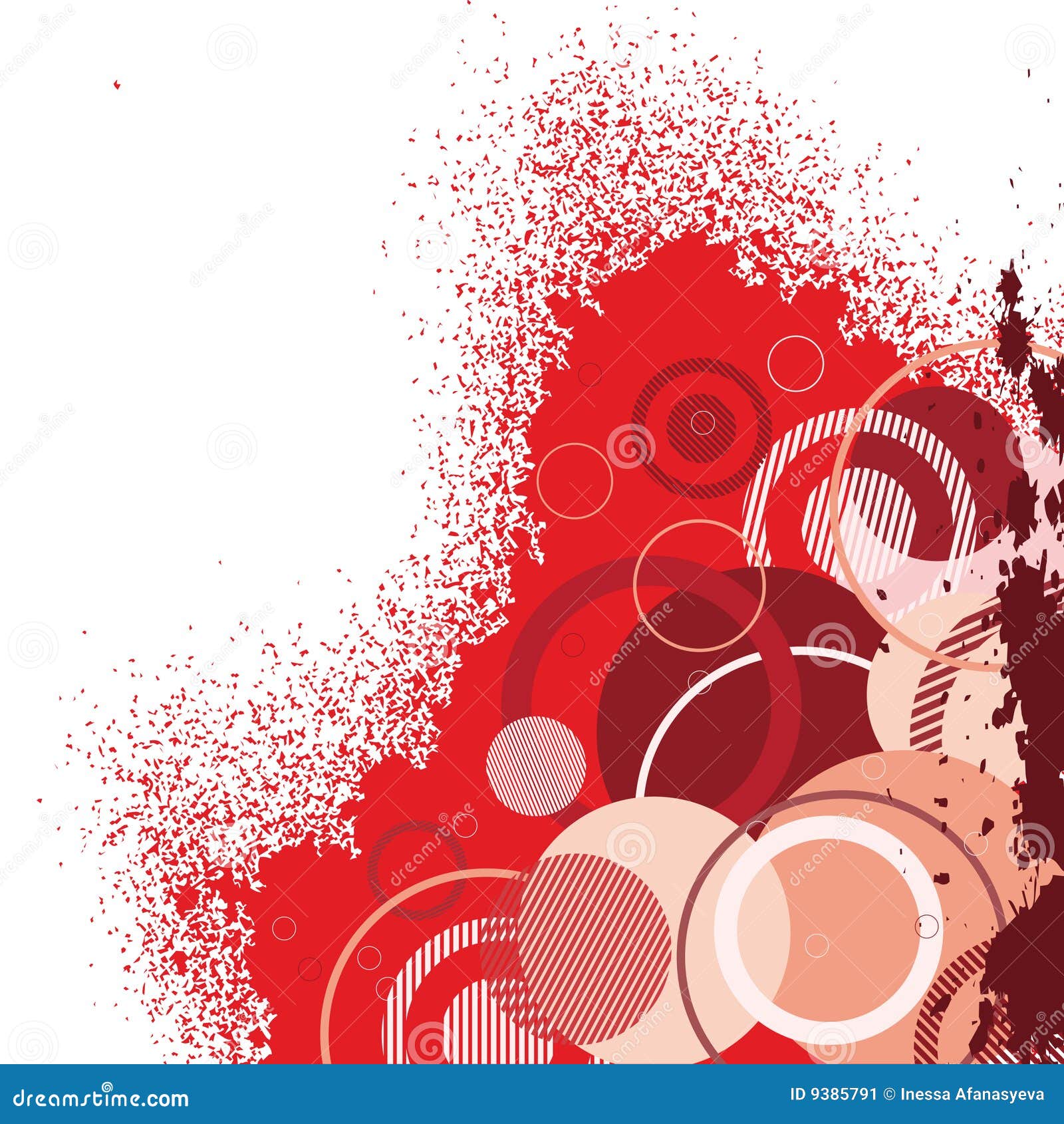 Stylish red banner stock vector. Illustration of series - 9385791