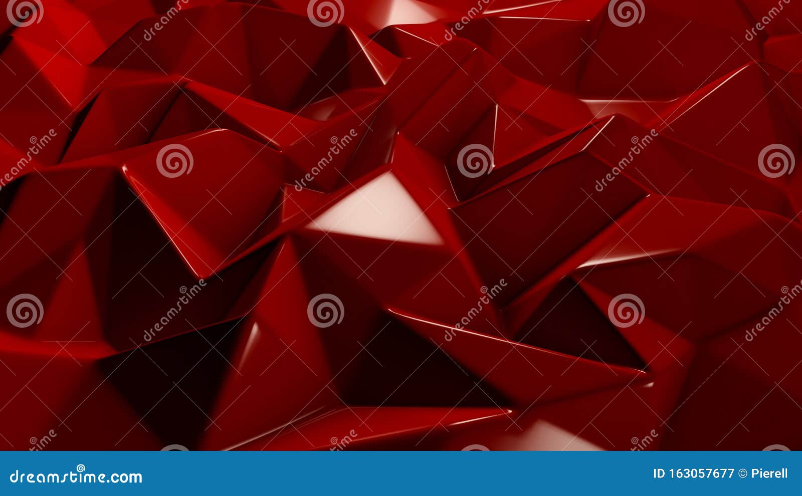 Stylish Red Crystal Background. 3d Illustration, 3d Rendering Stock ...