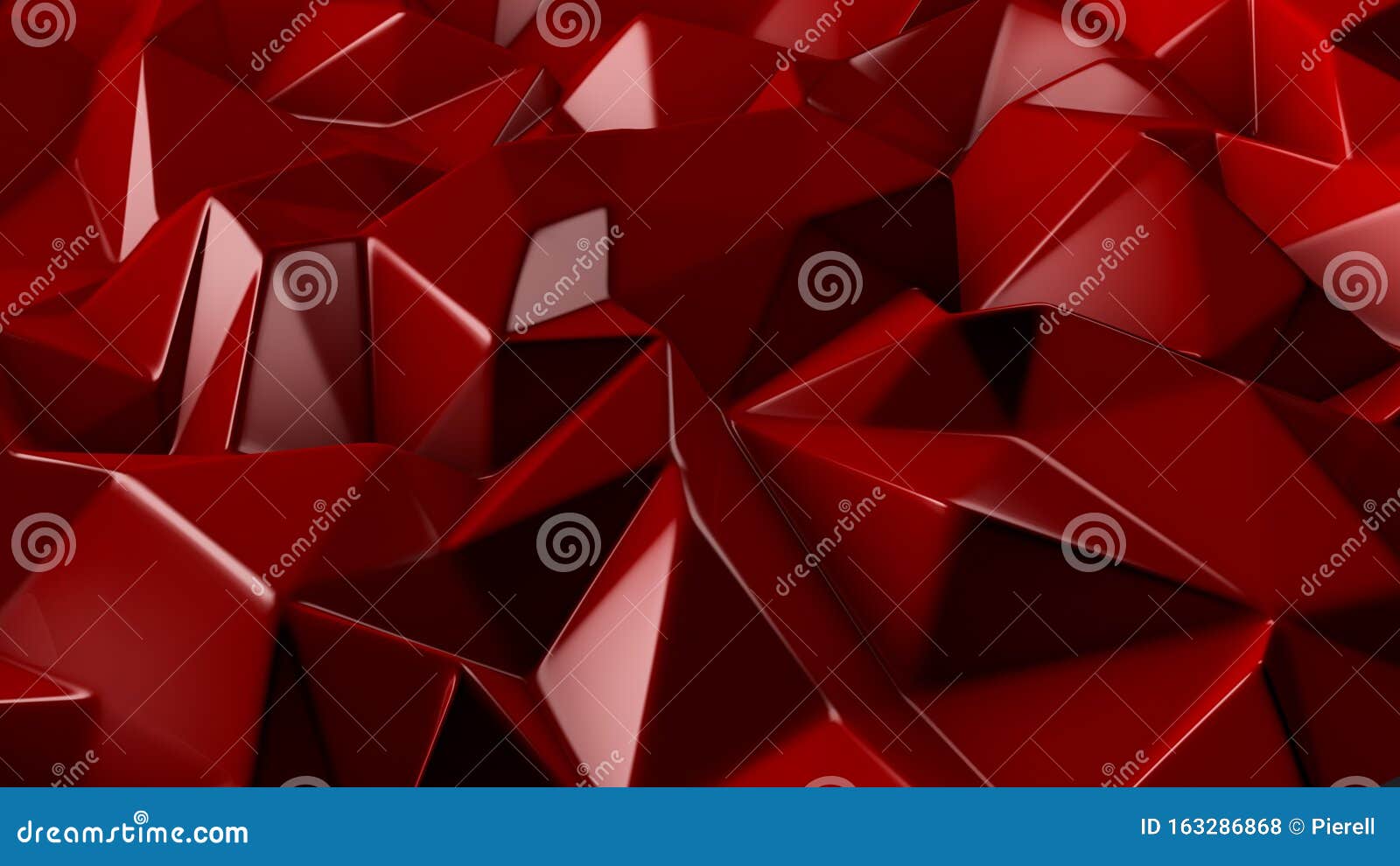 Stylish Red Crystal Background..3d Illustration, 3d Rendering Stock ...