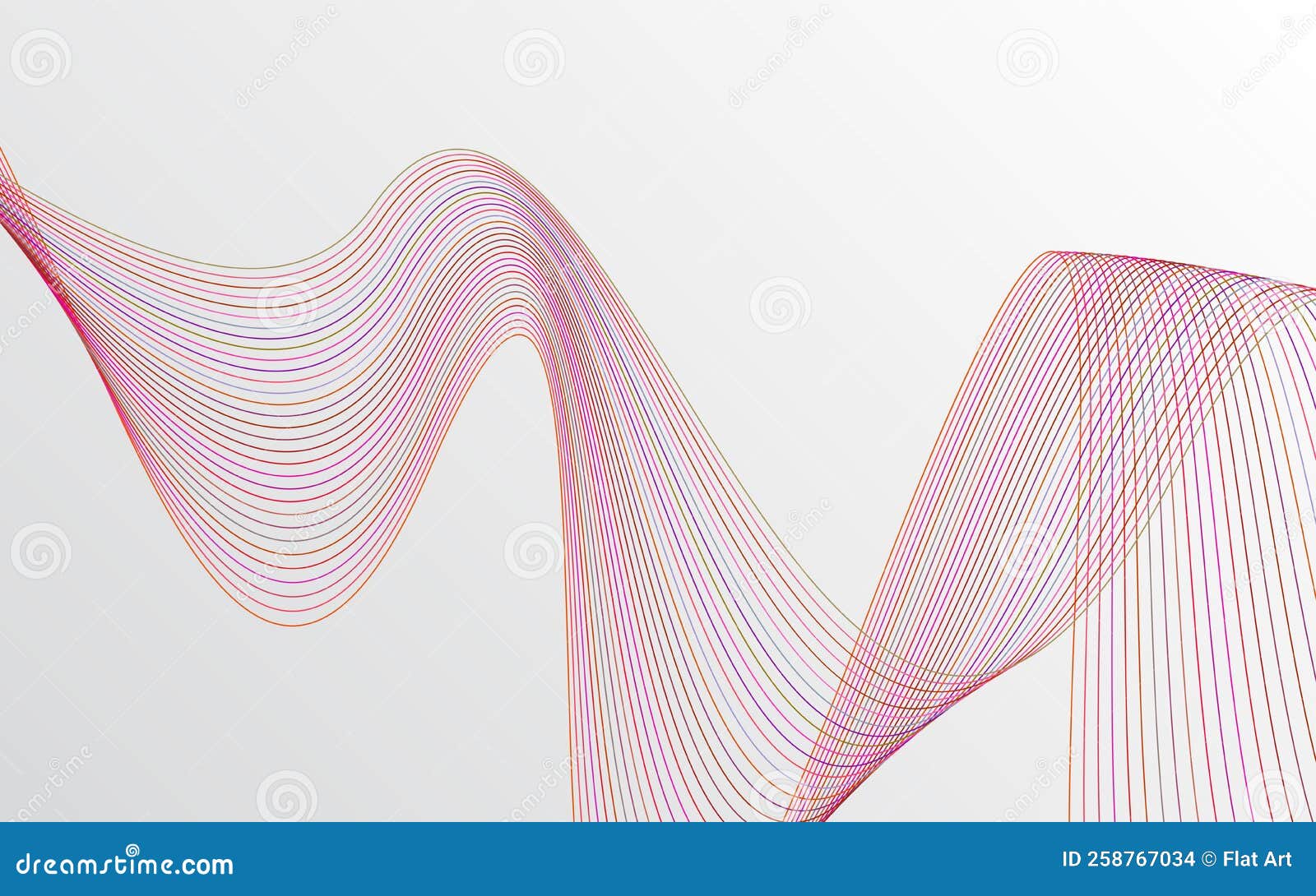 Stylish Red Wavy Lines Abstract Background Design Stock Vector ...