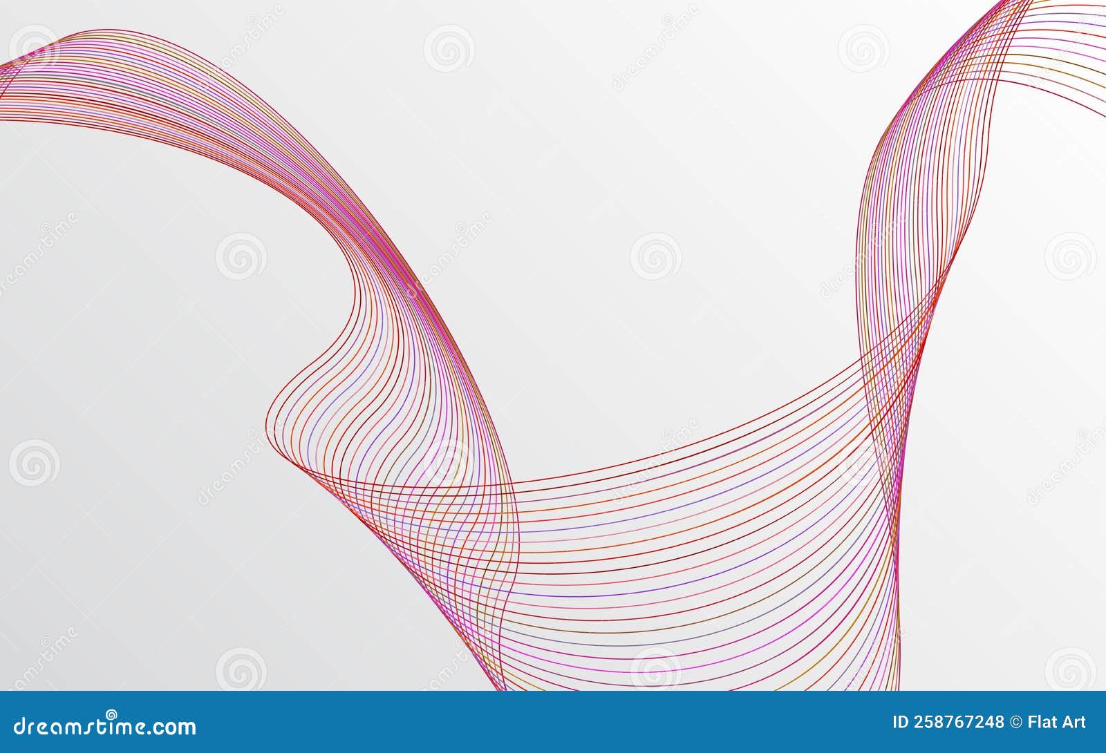 Stylish Red Wavy Lines Abstract Background Design Stock Vector ...
