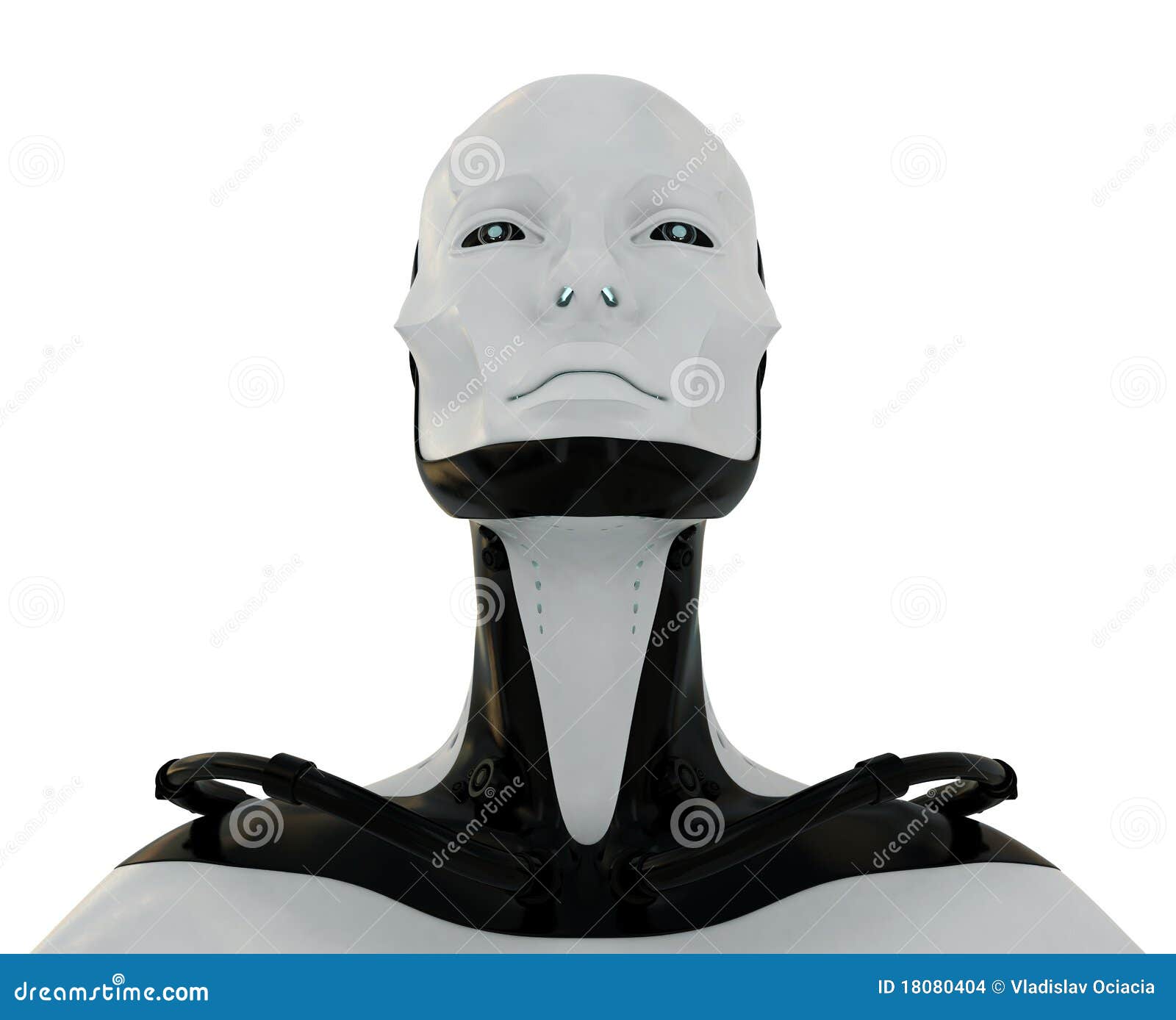 Stylish robot stock illustration. Illustration of single - 18080404