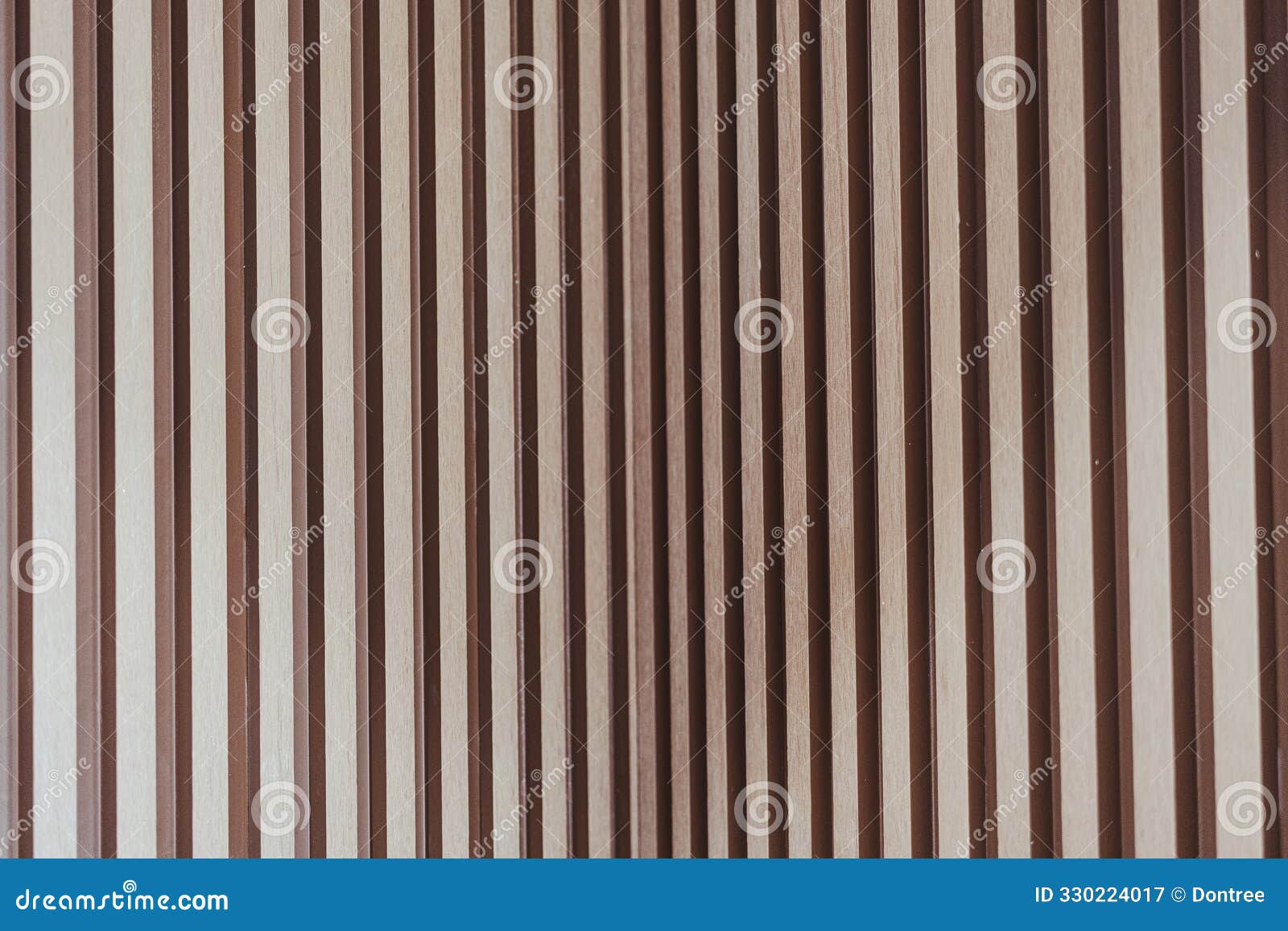 Stylish Solid Wooden Battens Wall Stock Image - Image of panel ...