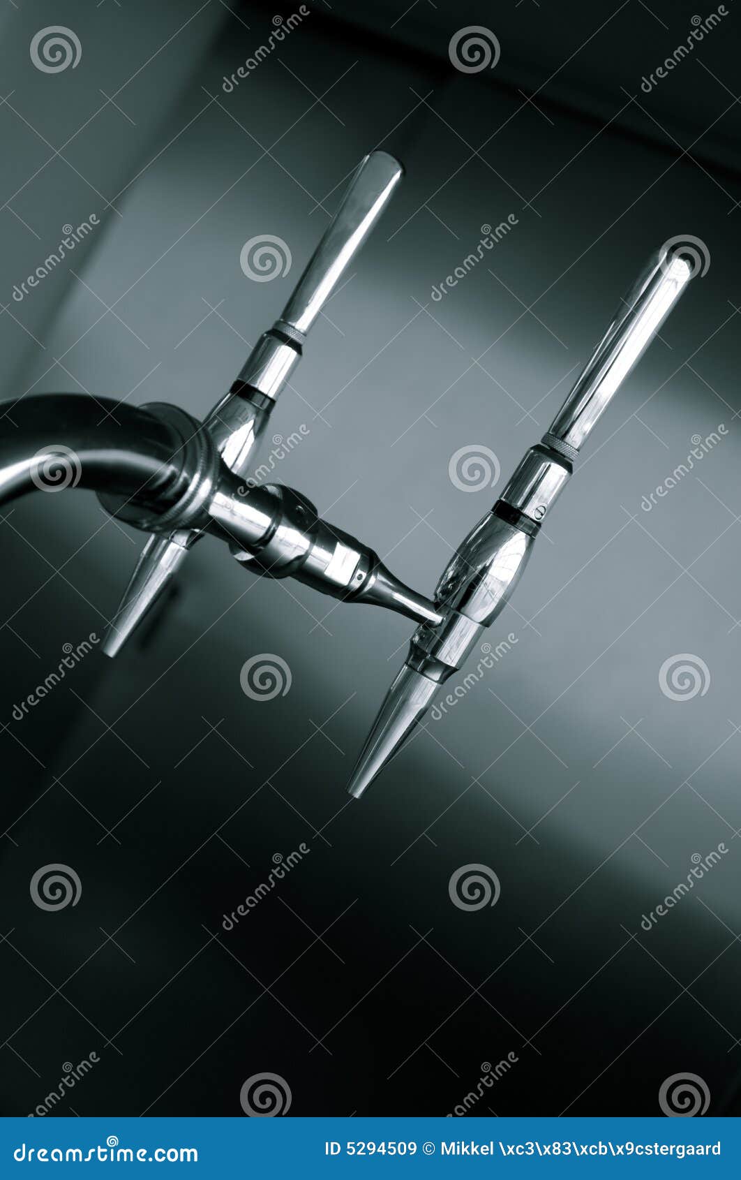 Stylish Spigot in Modern Bar Environment Stock Image - Image of ...