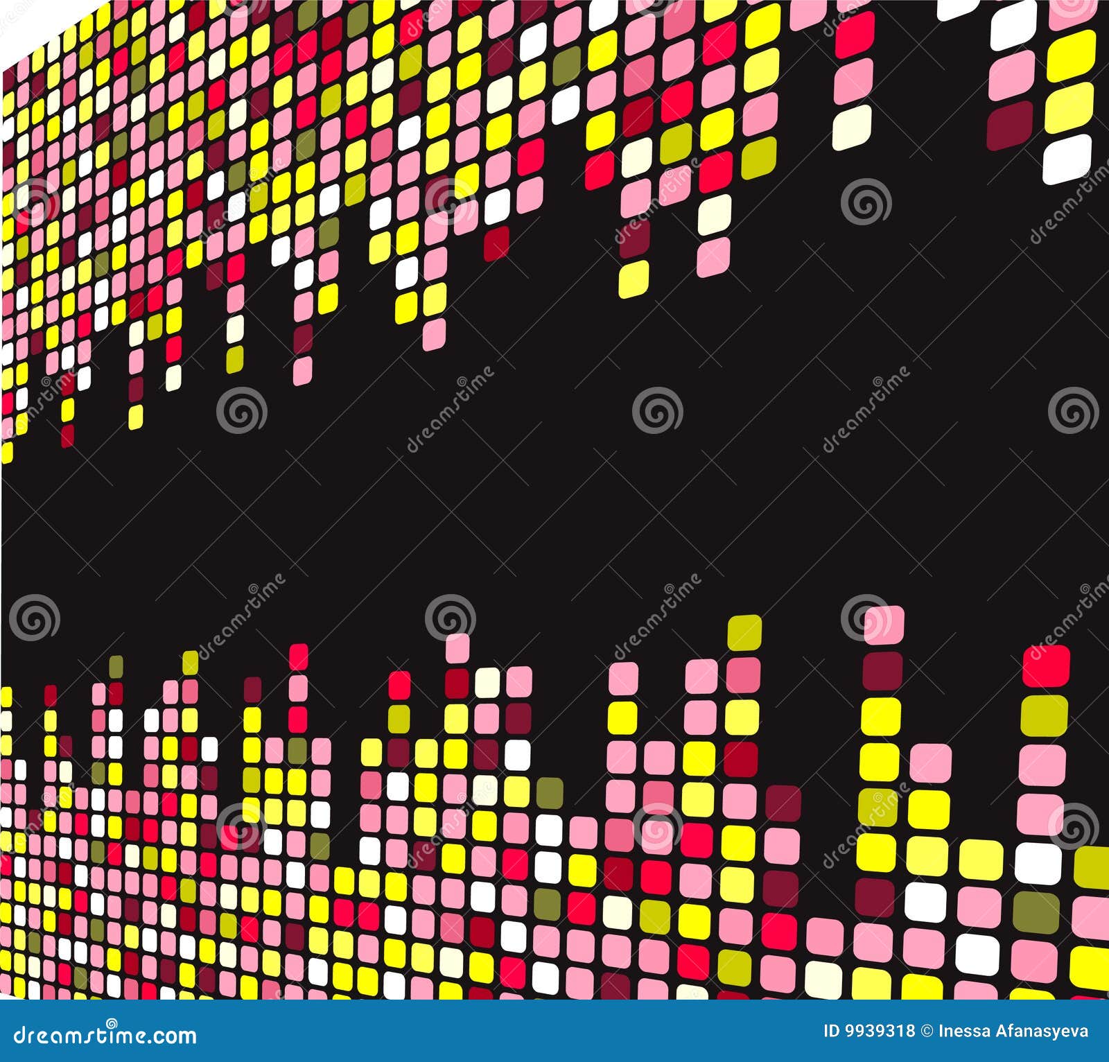 Stylish square banner stock vector. Illustration of abstract - 9939318