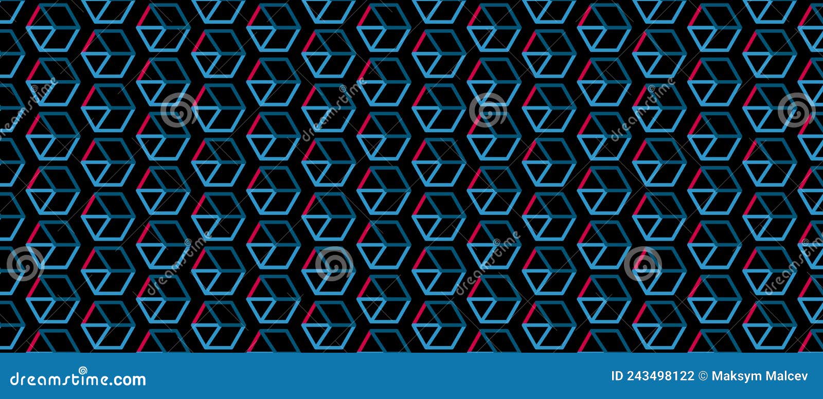 Stylish Structure Hexagonal Line Geometric Pattern Vector Background ...