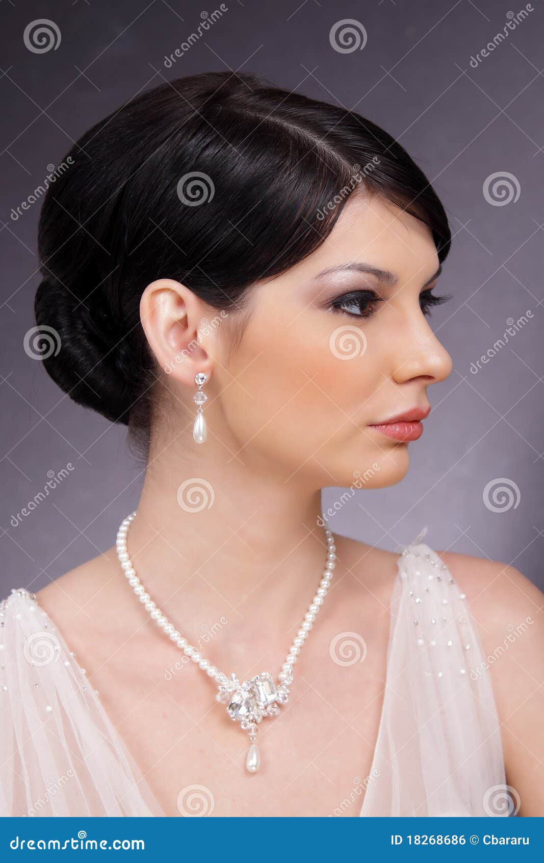 Stylish Studio Portrait-profile Stock Photo - Image of portrait ...