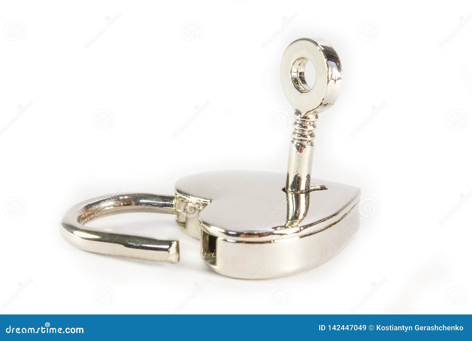 Stylish and Sturdy Lock on the White Background Stock Image - Image of ...