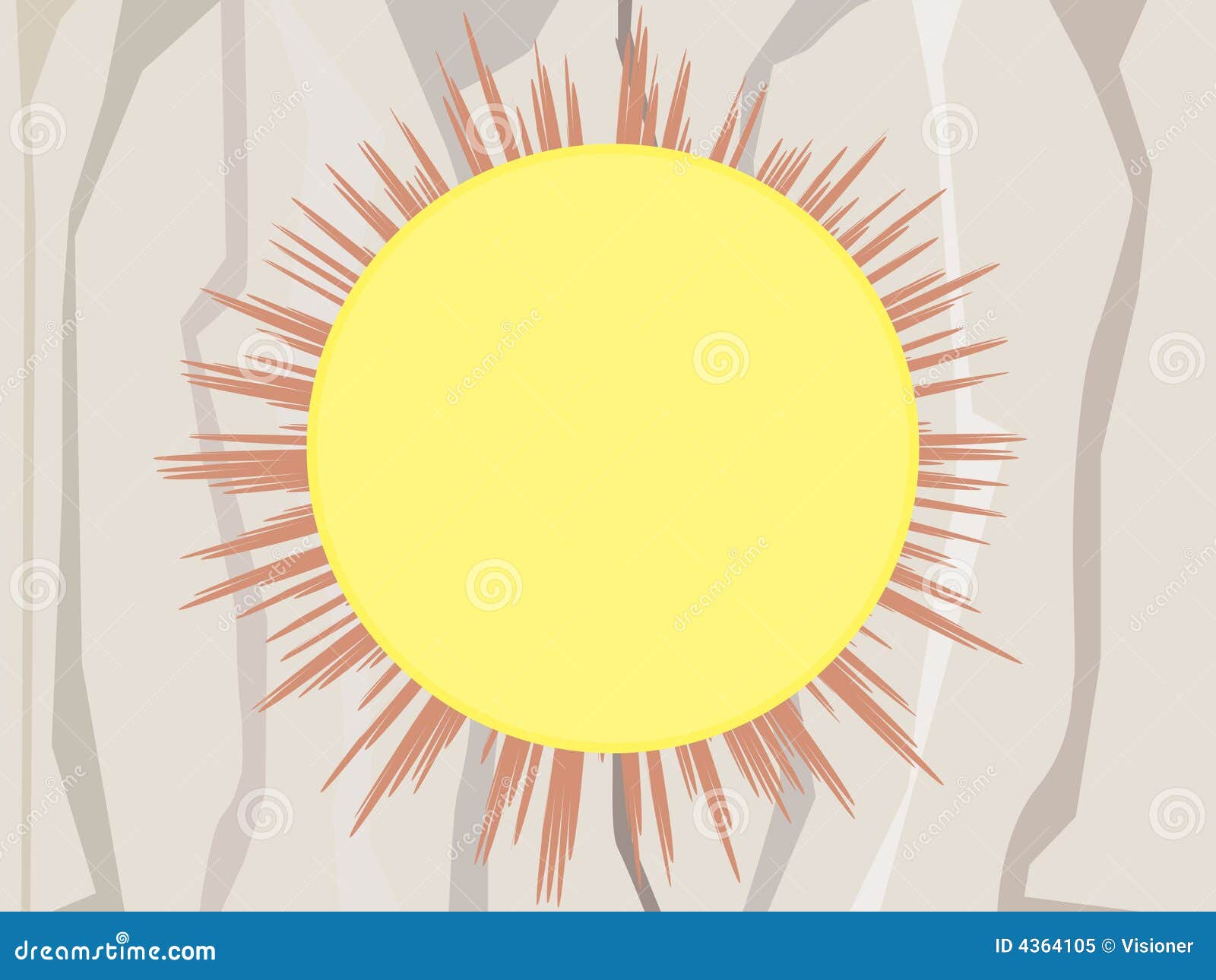 Stylish sun stock vector. Illustration of wallpaper, style - 4364105