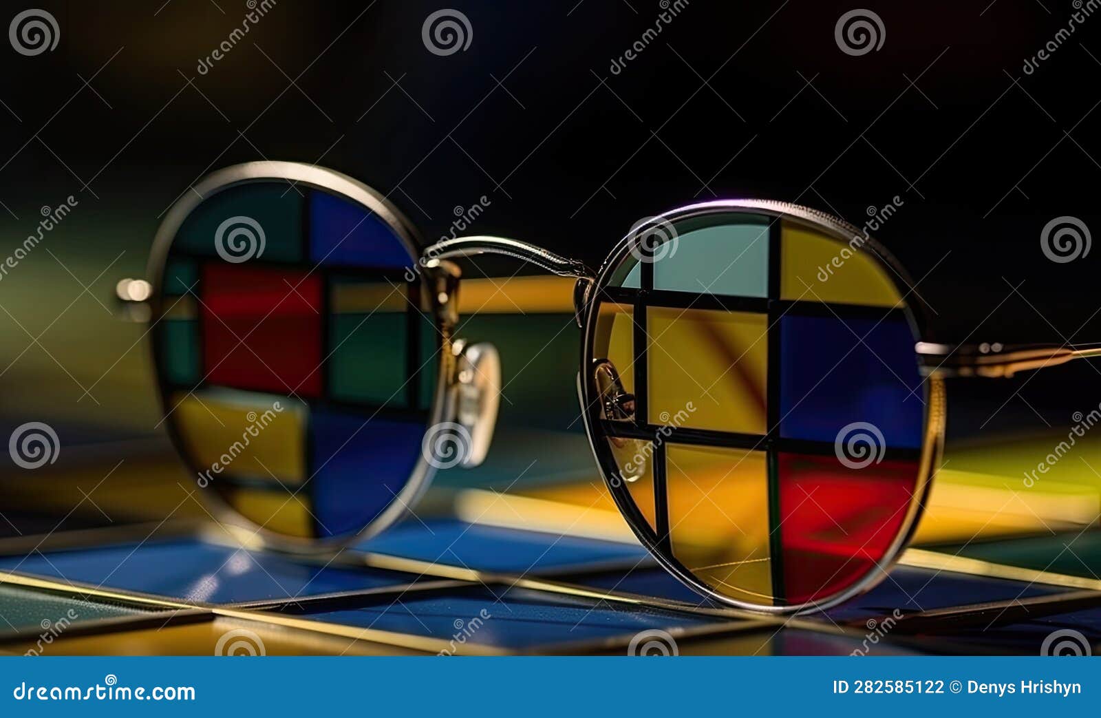 The Stylish Sunglasses with Vibrant Color Glasses Enhanced the Look ...