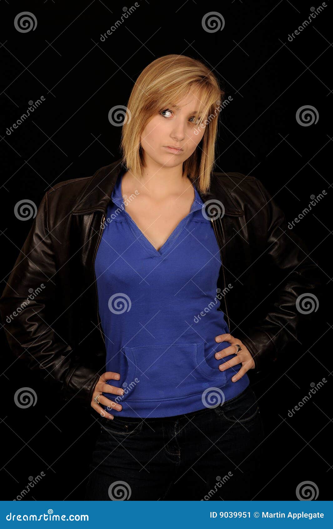 Stylish Teenager stock image. Image of beauty, blond, looking - 9039951
