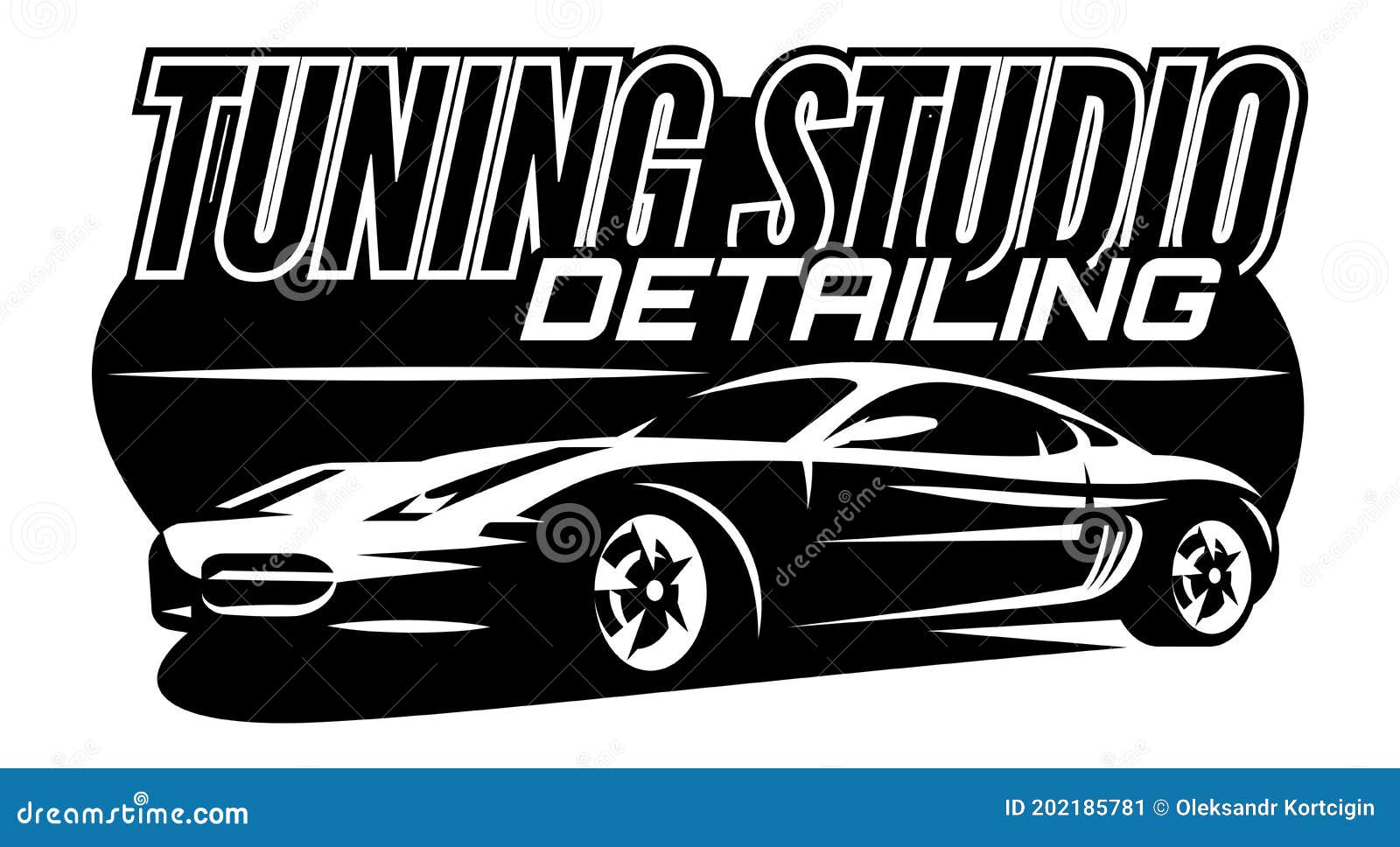 Stylish Template for Design of Advertising at the Tuning Studio ...
