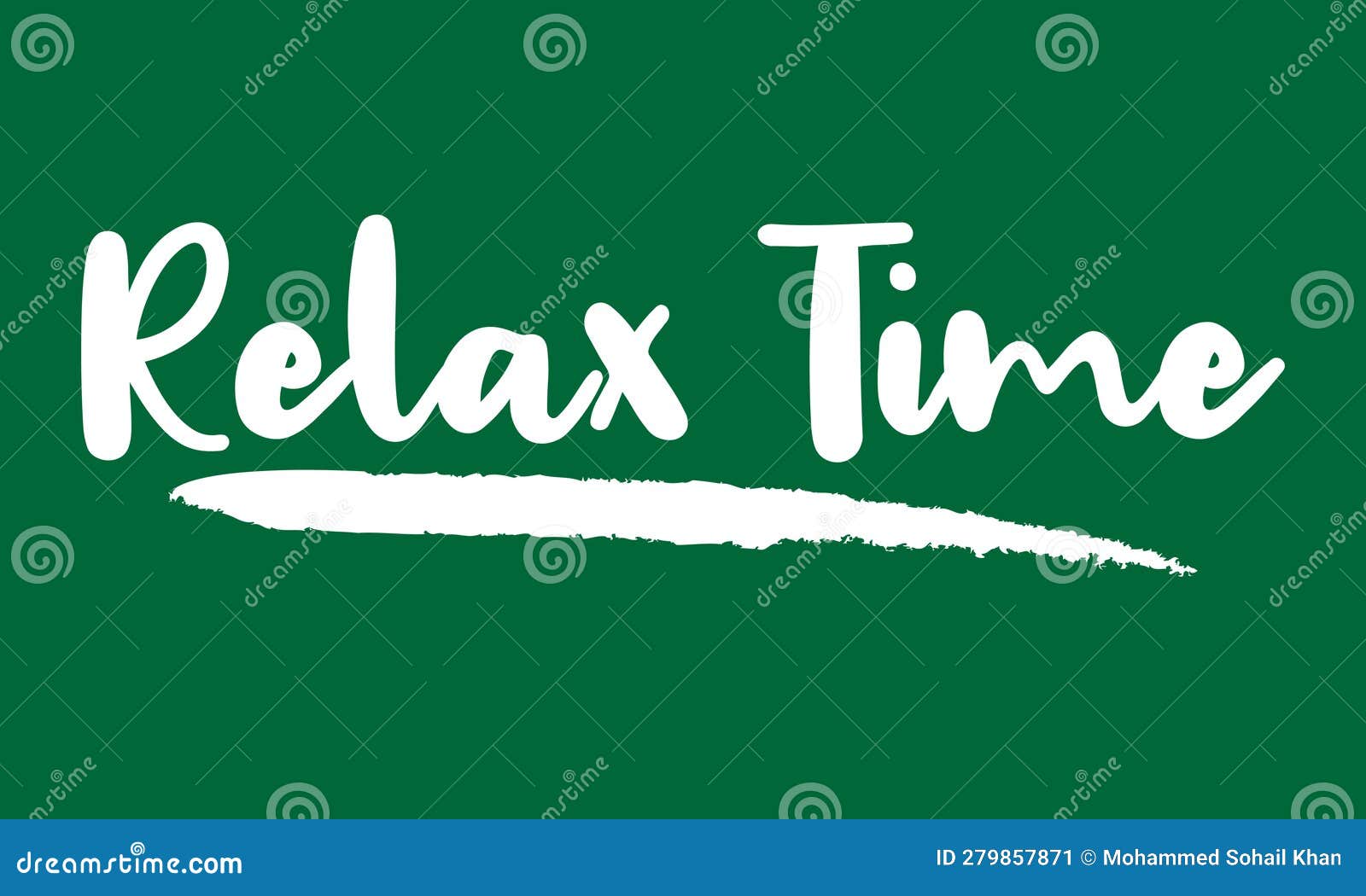 Relax Time Stylish Text Typography Lettering Phrase Vector Design Stock ...