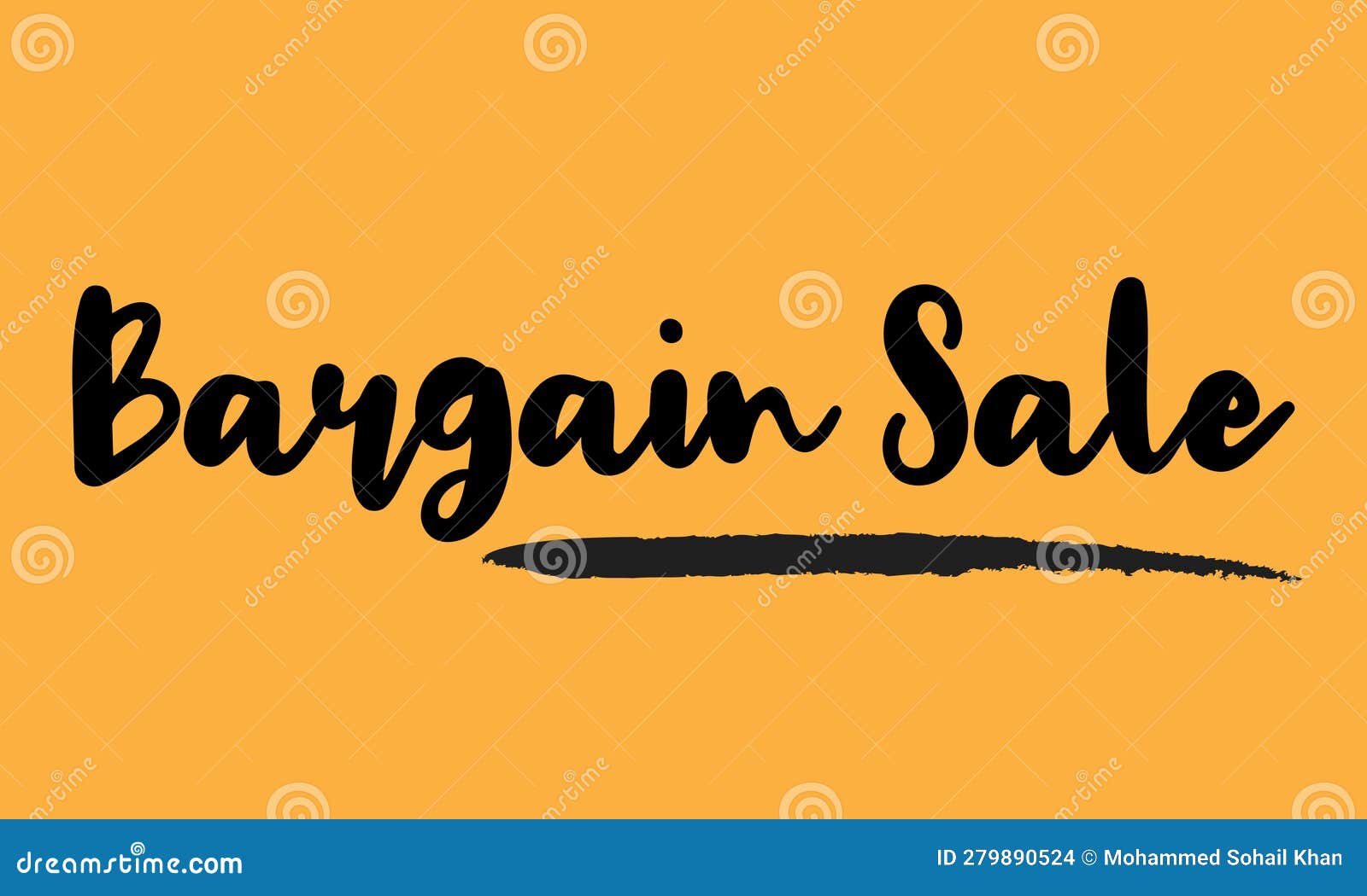 Bargain Sale Stylish Text Typography Lettering Phrase Vector Design ...