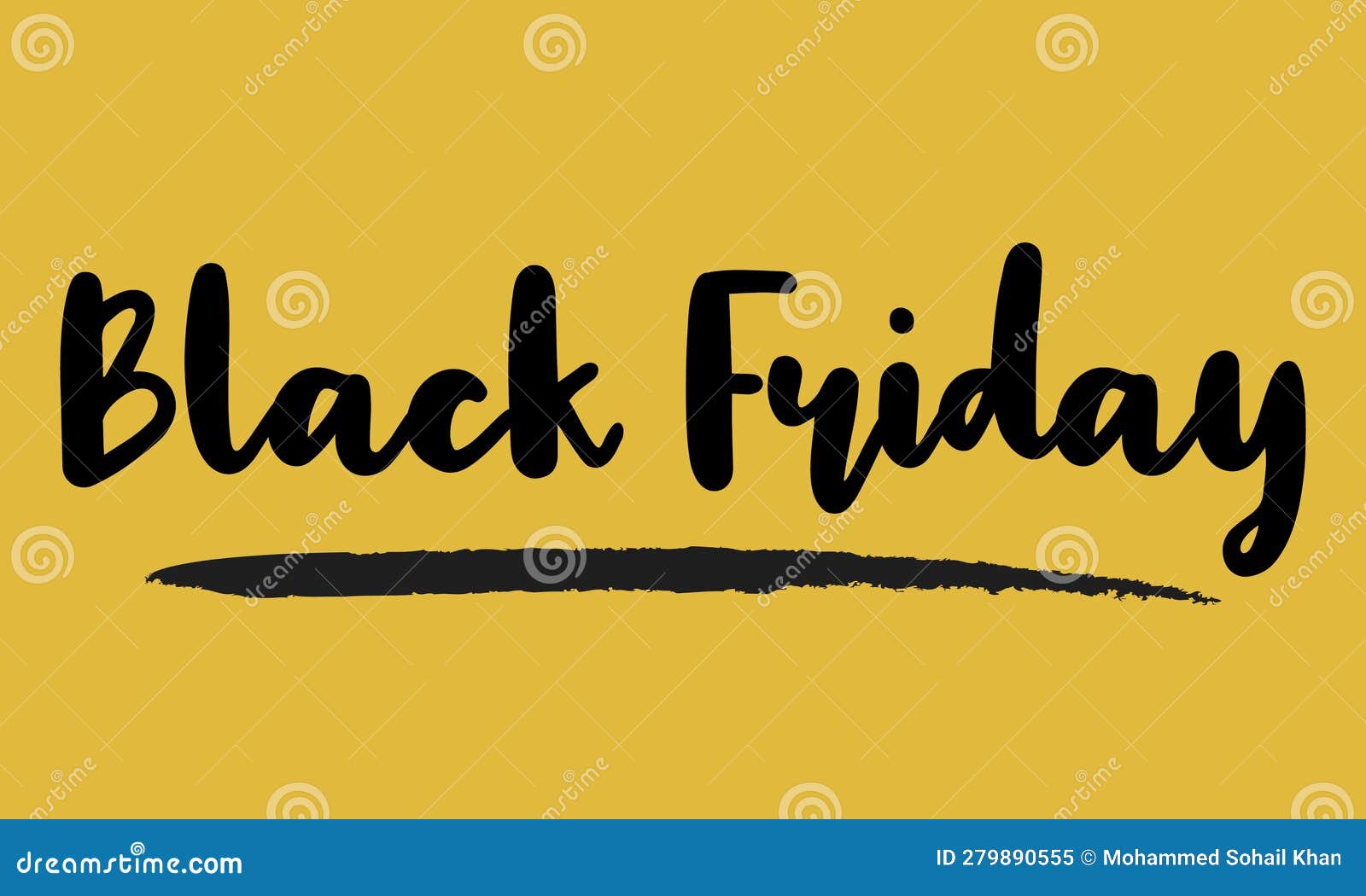 Black Friday Stylish Text Typography Lettering Phrase Vector Design ...