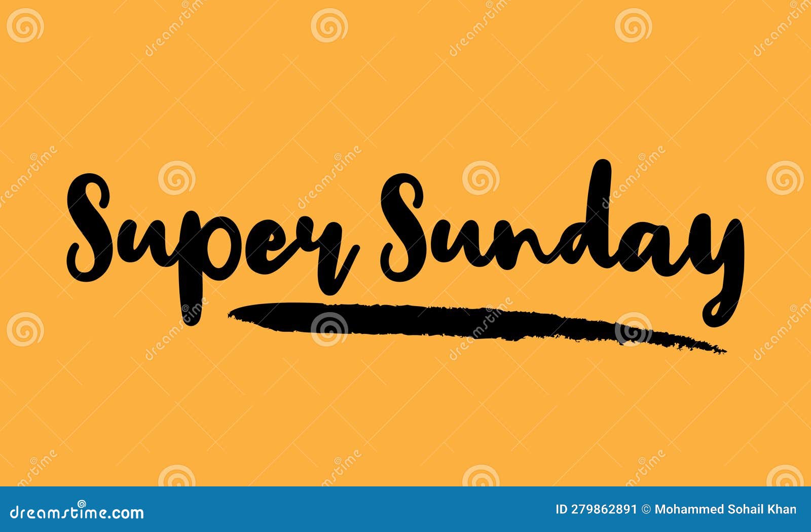 Super Sunday Stylish Text Typography Lettering Phrase Vector Design ...