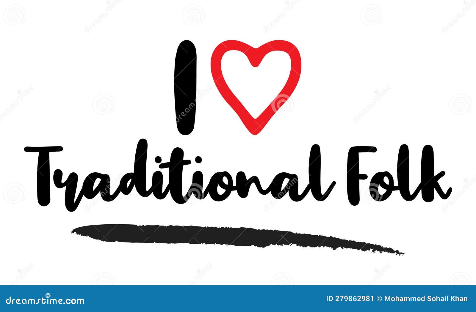 Traditional Folk Stylish Text Typography Lettering Phrase Vector Design ...