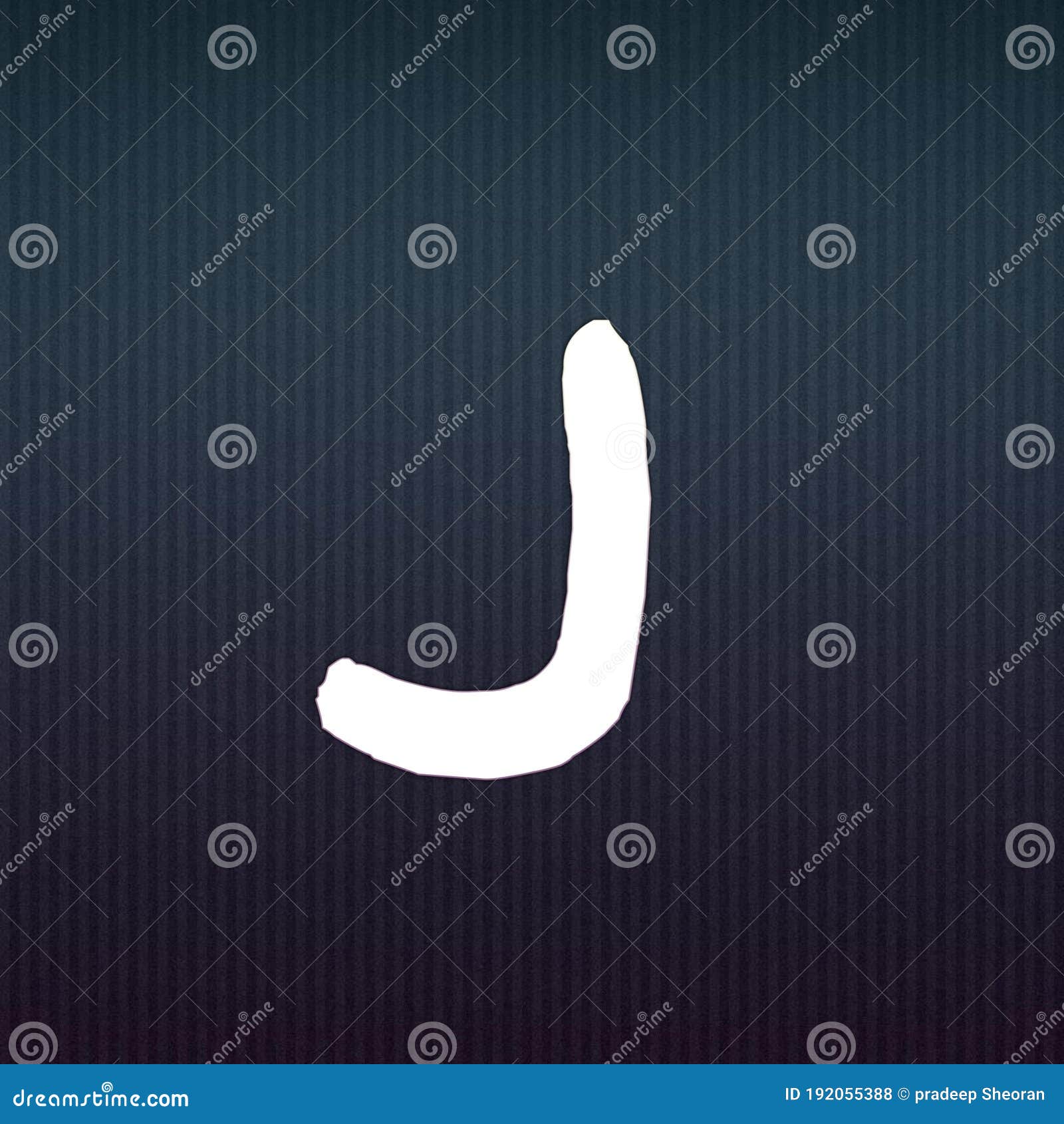 Stylish Texture Image of White J Alphabet Stock Illustration ...