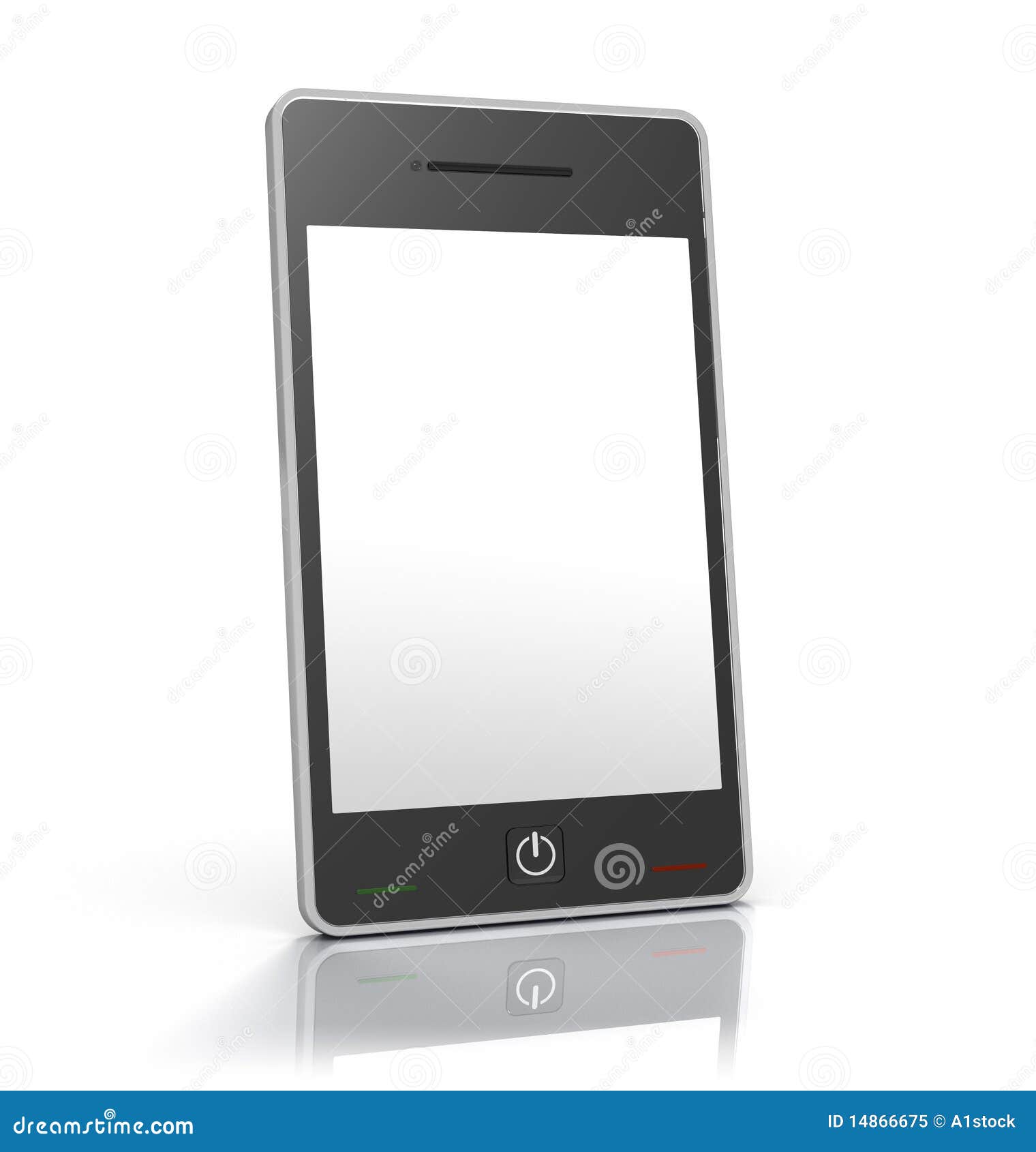 Stylish Touch Screen Smart Phone Device Stock Illustration ...