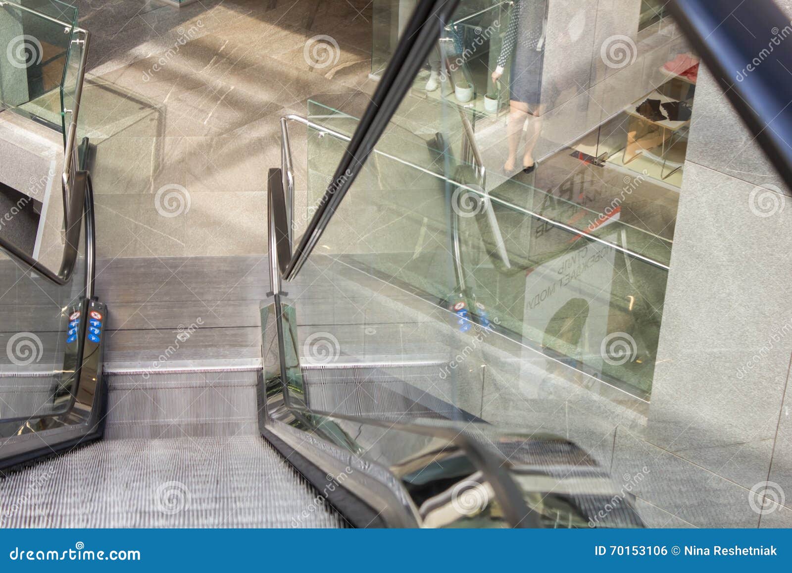 Stylish and Trendy Escalator Editorial Photo - Image of market ...
