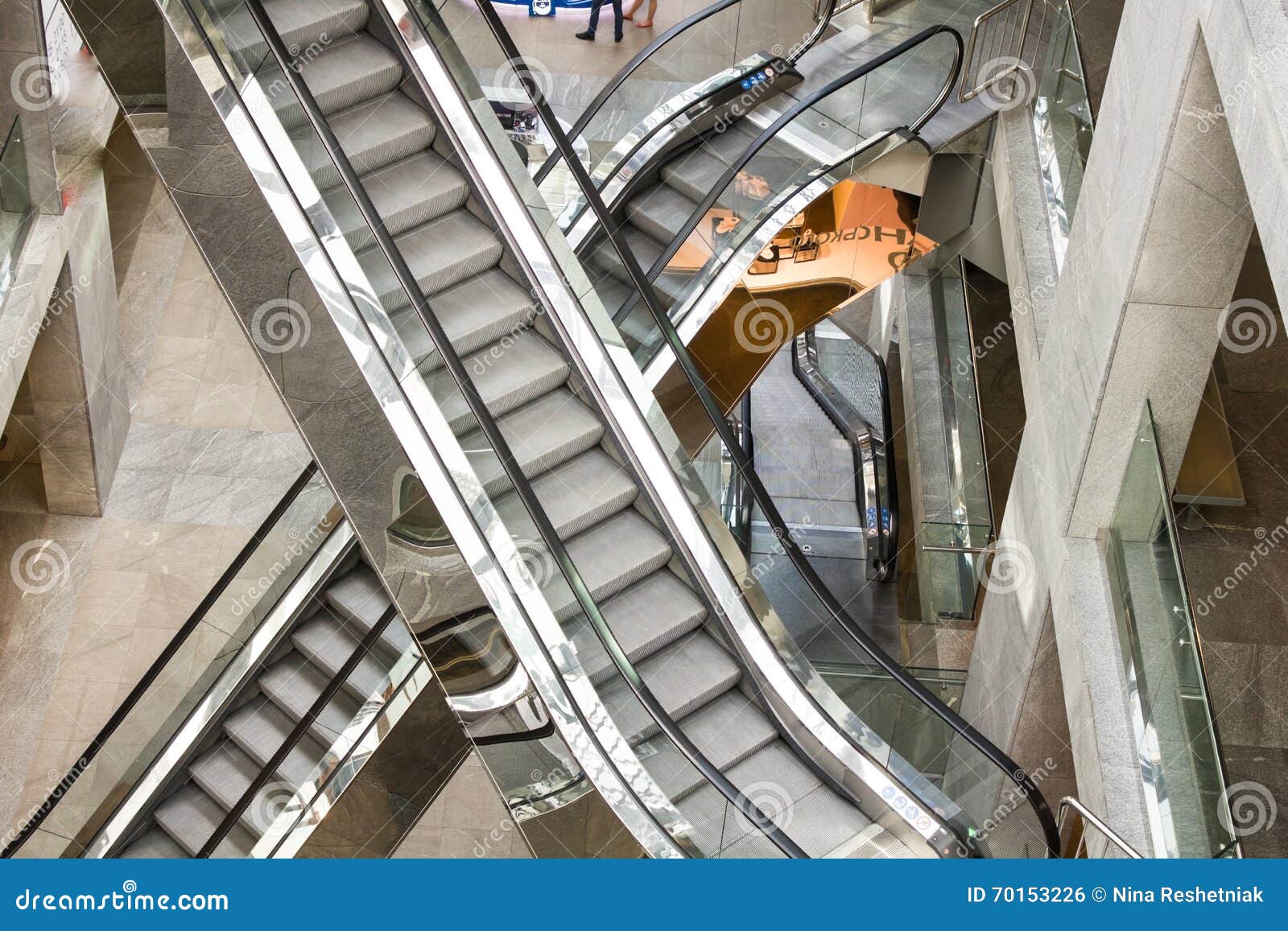 Stylish and Trendy Escalator Editorial Photo - Image of design ...