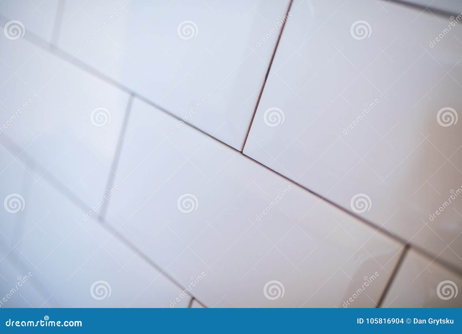 Stylish Trendy White Ceramic Tile with a Chamfer on the Kitchen Wall ...