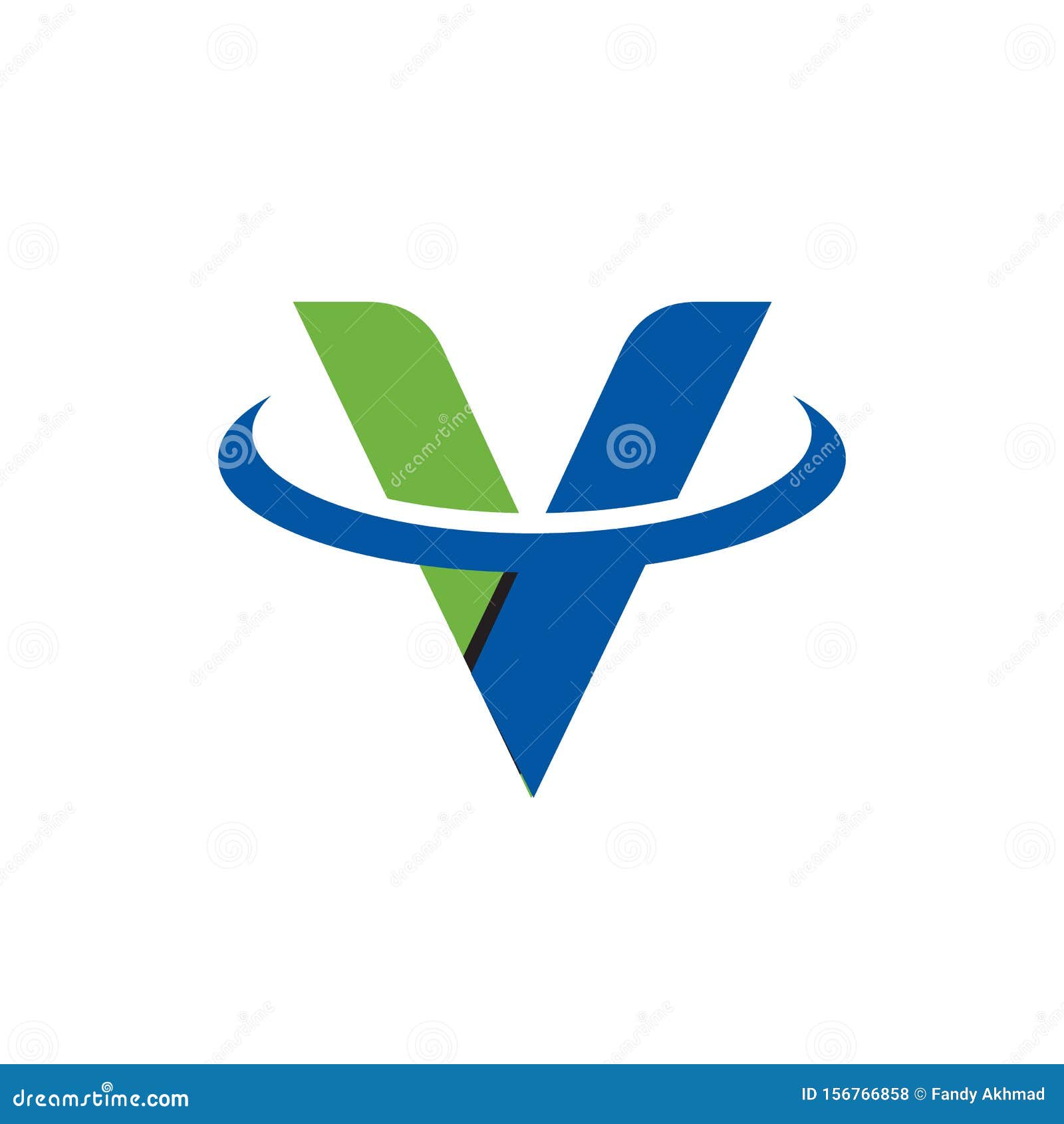 Stylish V Letter Logo Design Vector Concept Illustration Stock Vector ...