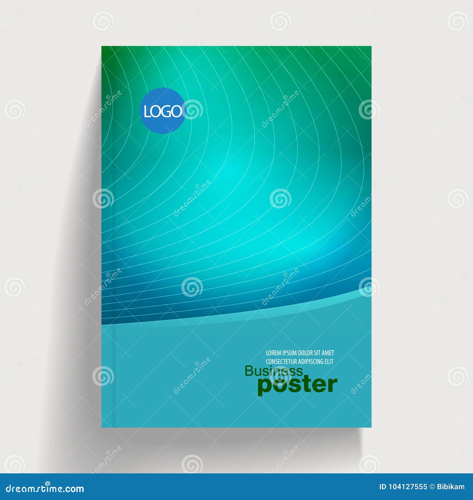 Stylish Vector Presentation of Business Poster Stock Vector ...