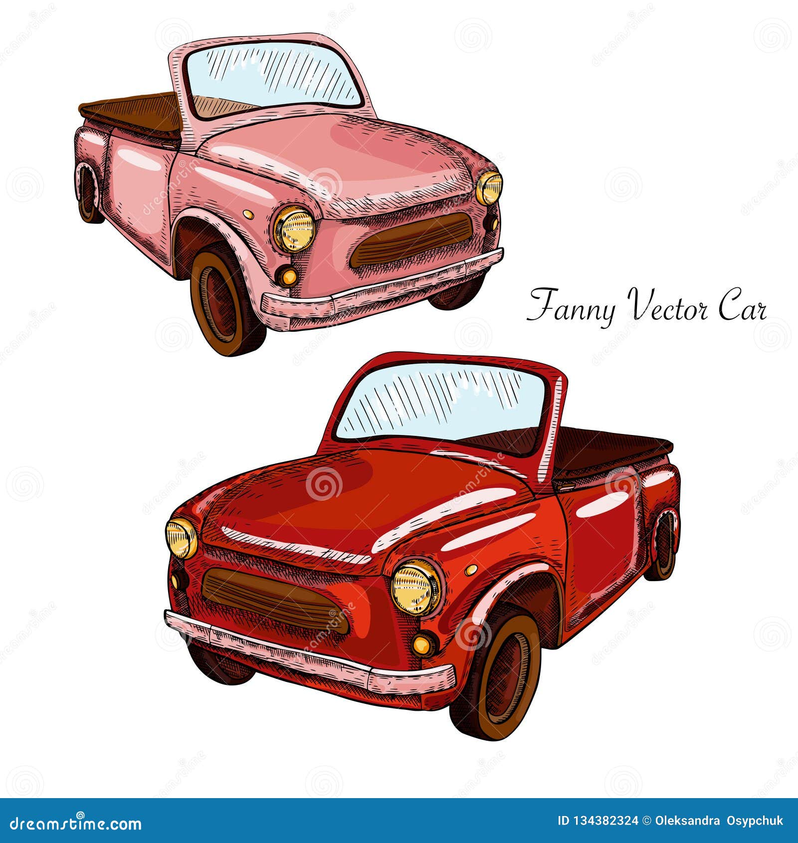 Stylish Vector Retro Car. Graphics Stock Vector - Illustration of shop ...