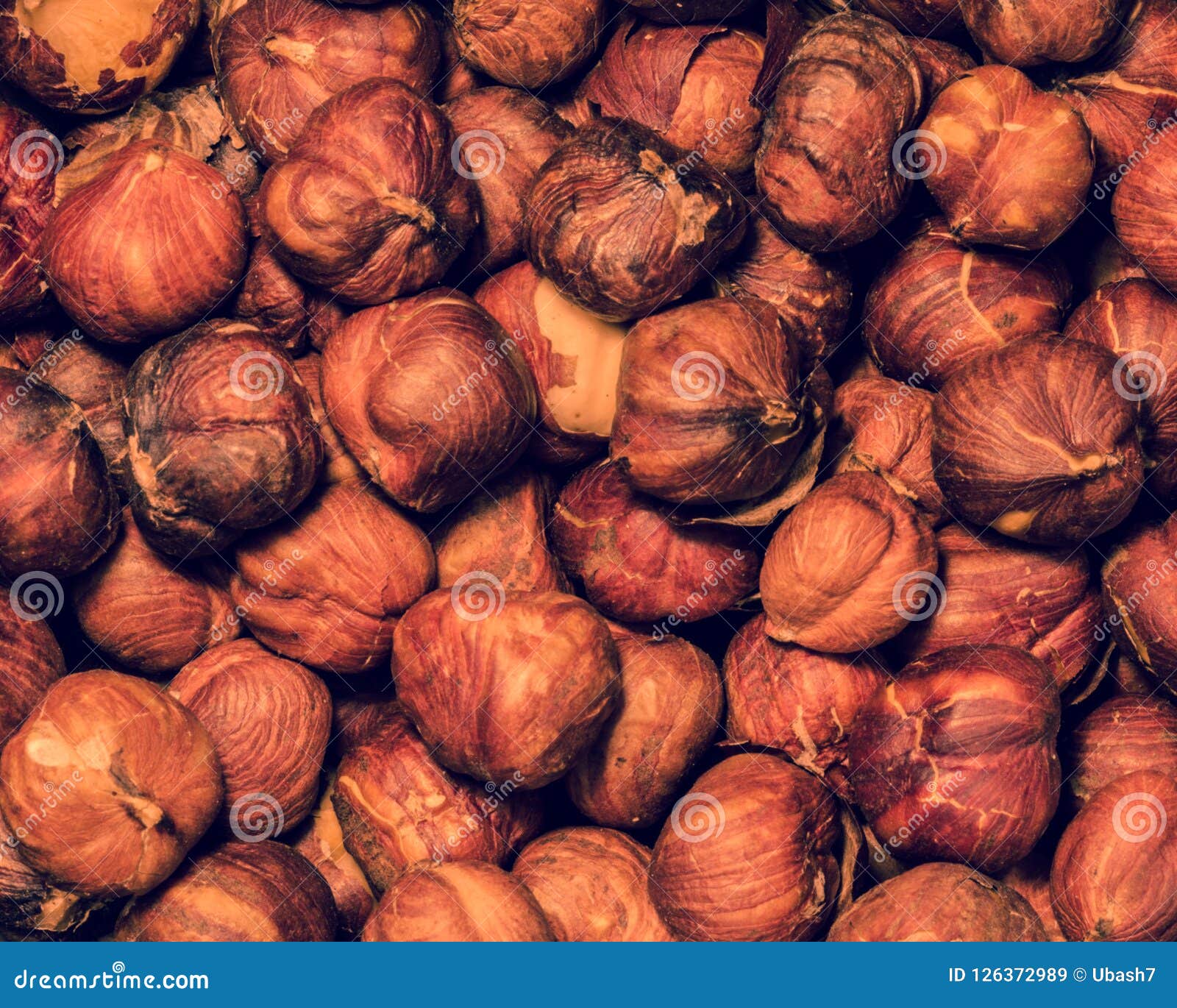 Stylish Vintage Nuts Texture Stock Image - Image of full, texture ...