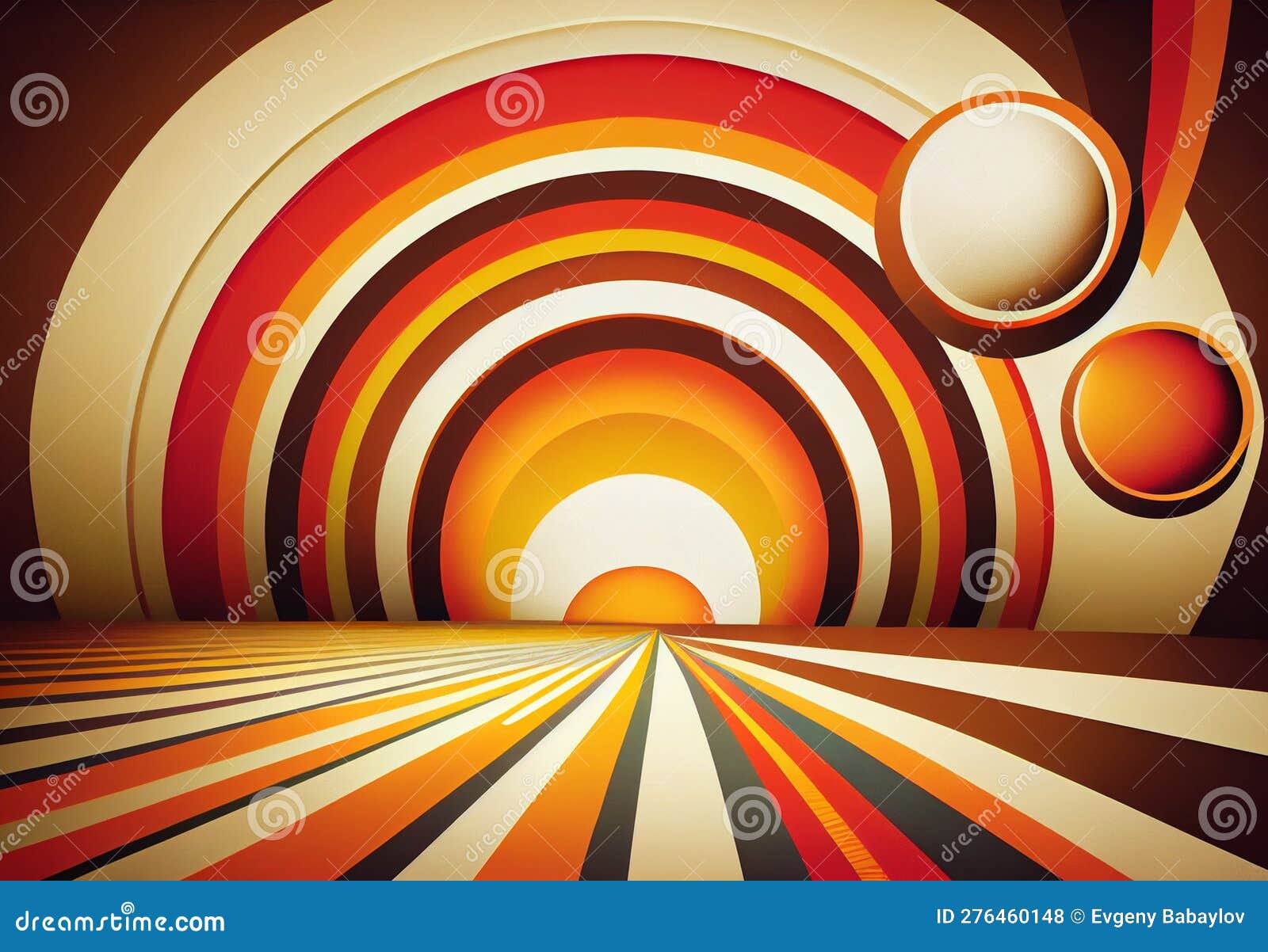 Stylish Vintage Old 70s Background - AI Generated Image Stock ...