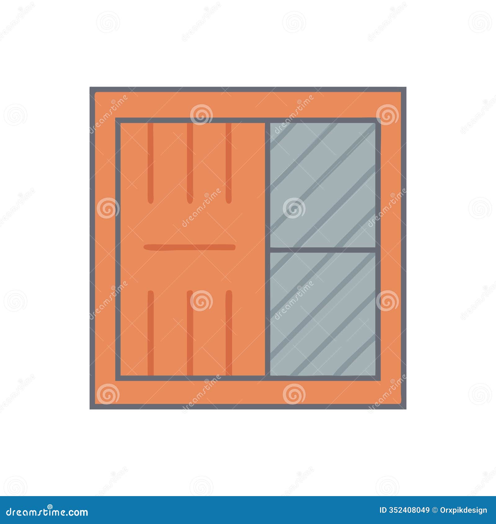 Stylish Wall Panel Design for Interiors Stock Illustration ...