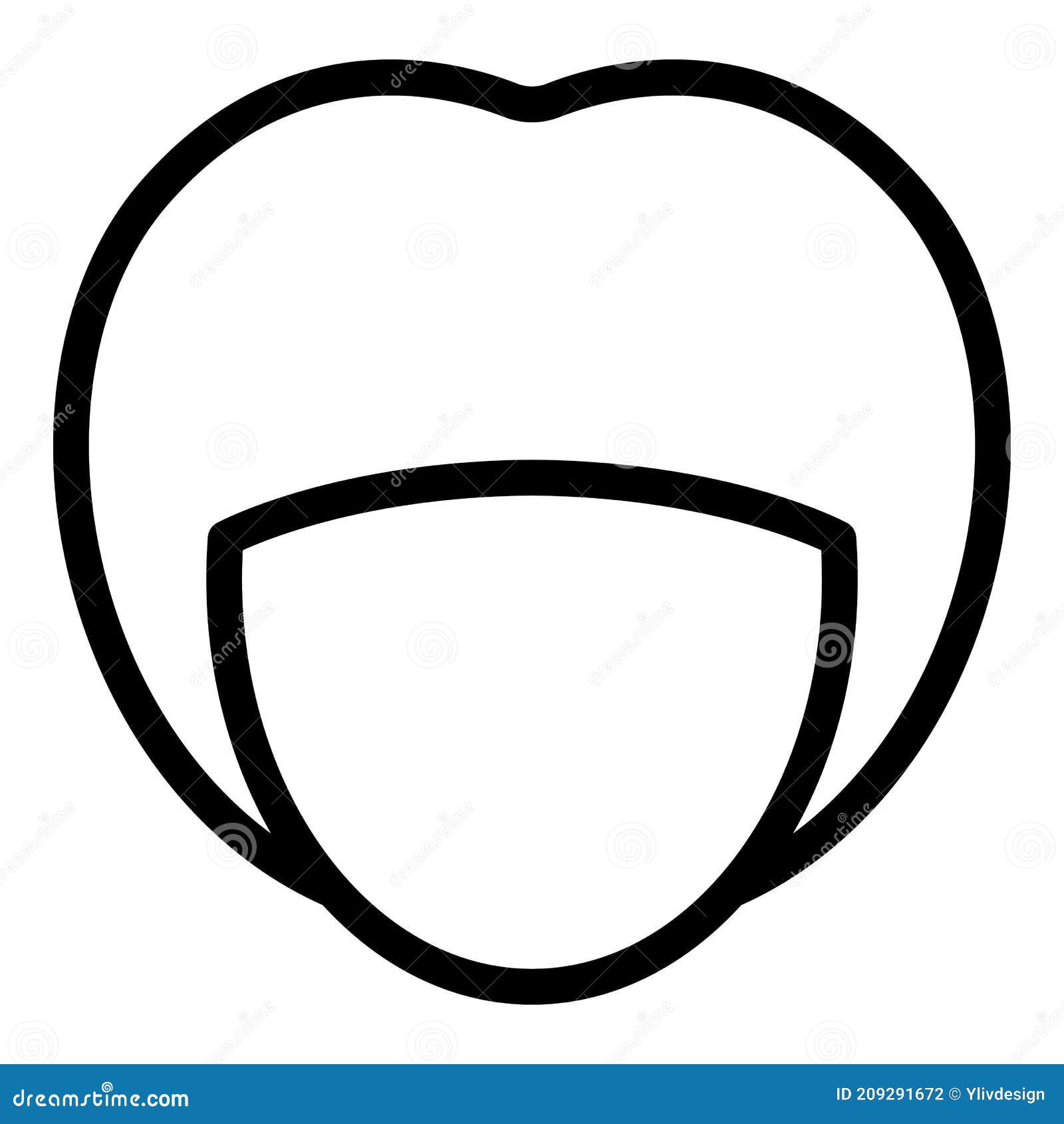 Stylish Wig Icon, Outline Style Stock Vector - Illustration of outline ... Stylish Wig Icon, Outline Style Stock Vector - Illustration of outline ...