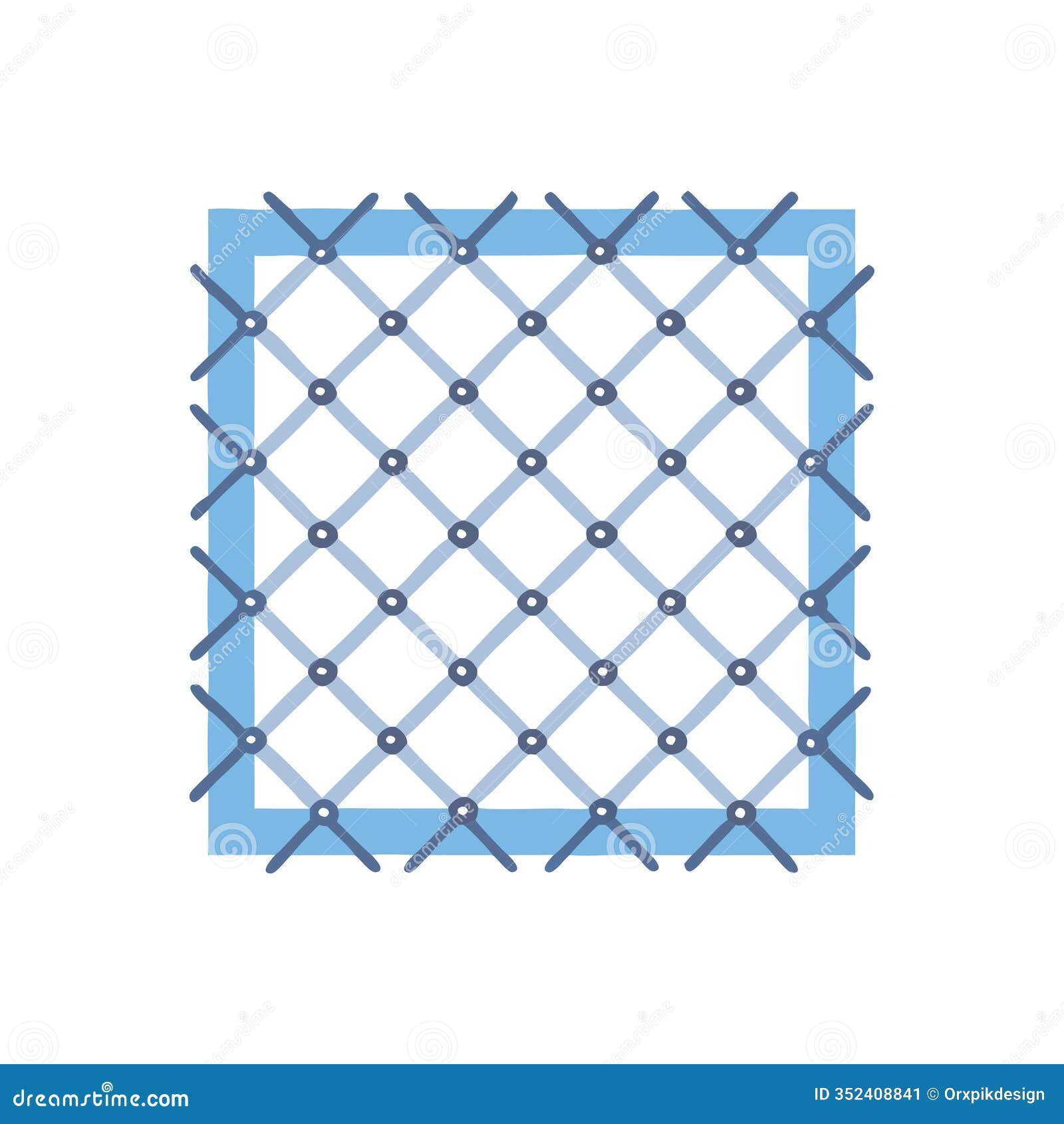 Stylish Wire Mesh Design for Modern Architecture Stock Illustration ...