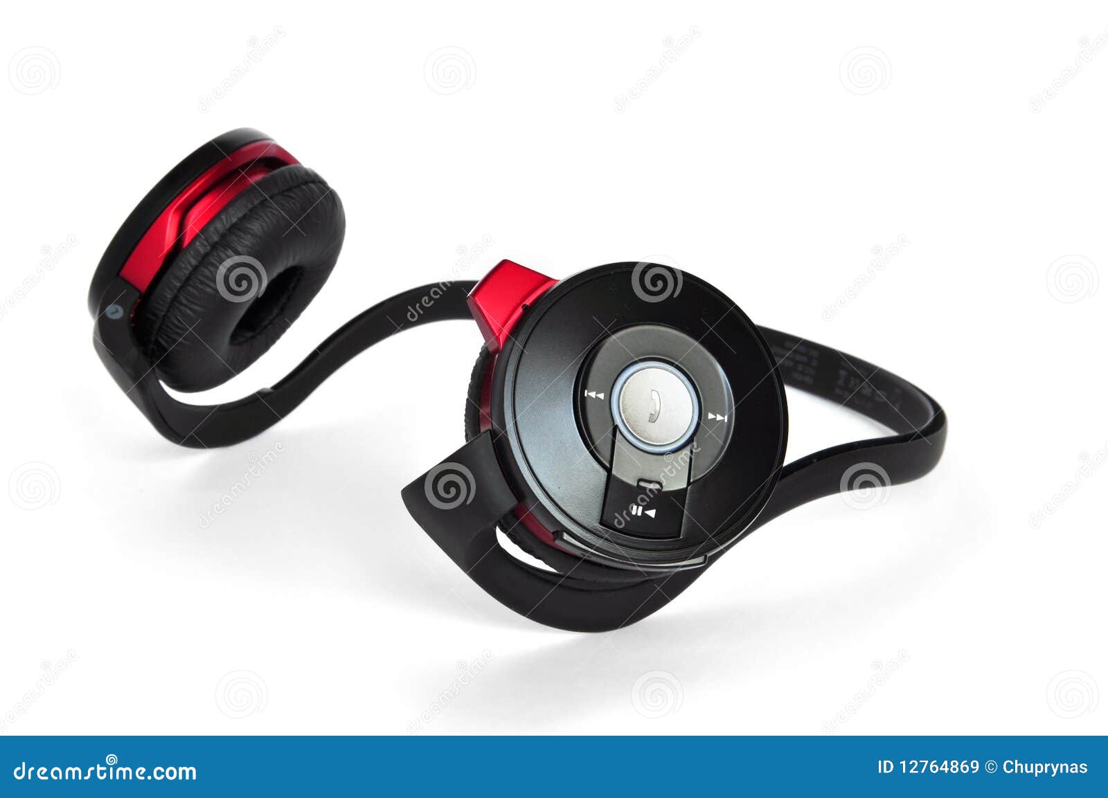 Stylish Wireless Bluetooth Headphones Stock Image - Image of large ...