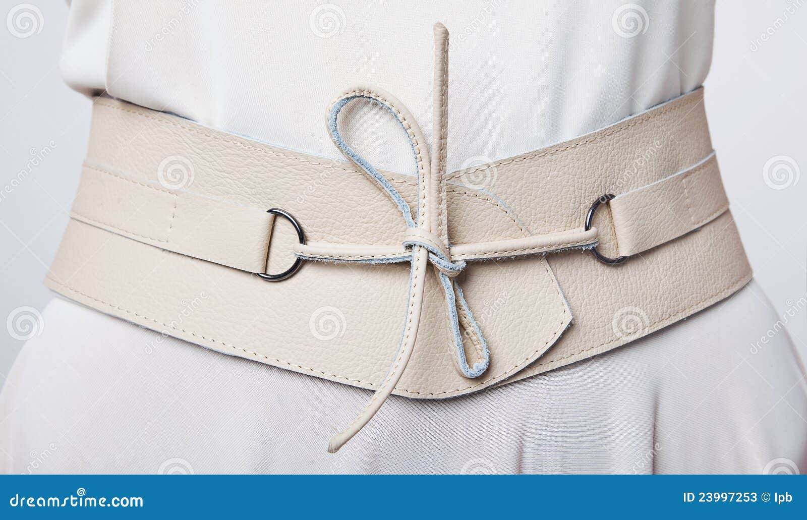 Stylish Woman Belt with Lace Stock Image - Image of buckle, clothing ...