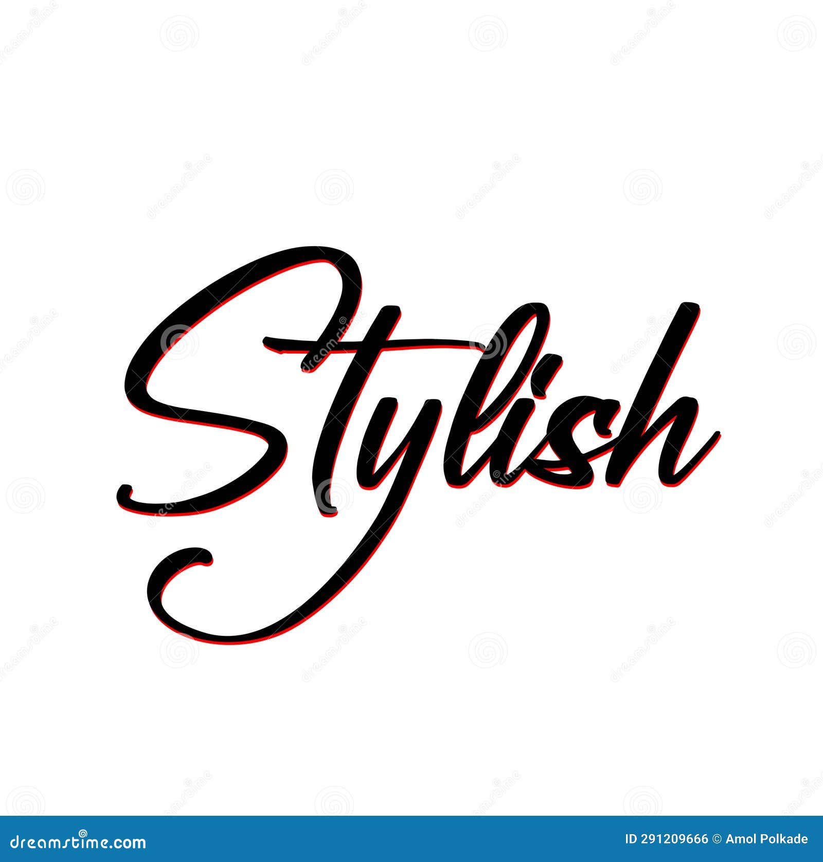 Stylish Written in Calligraphy Font Vector Form Stock Vector ...