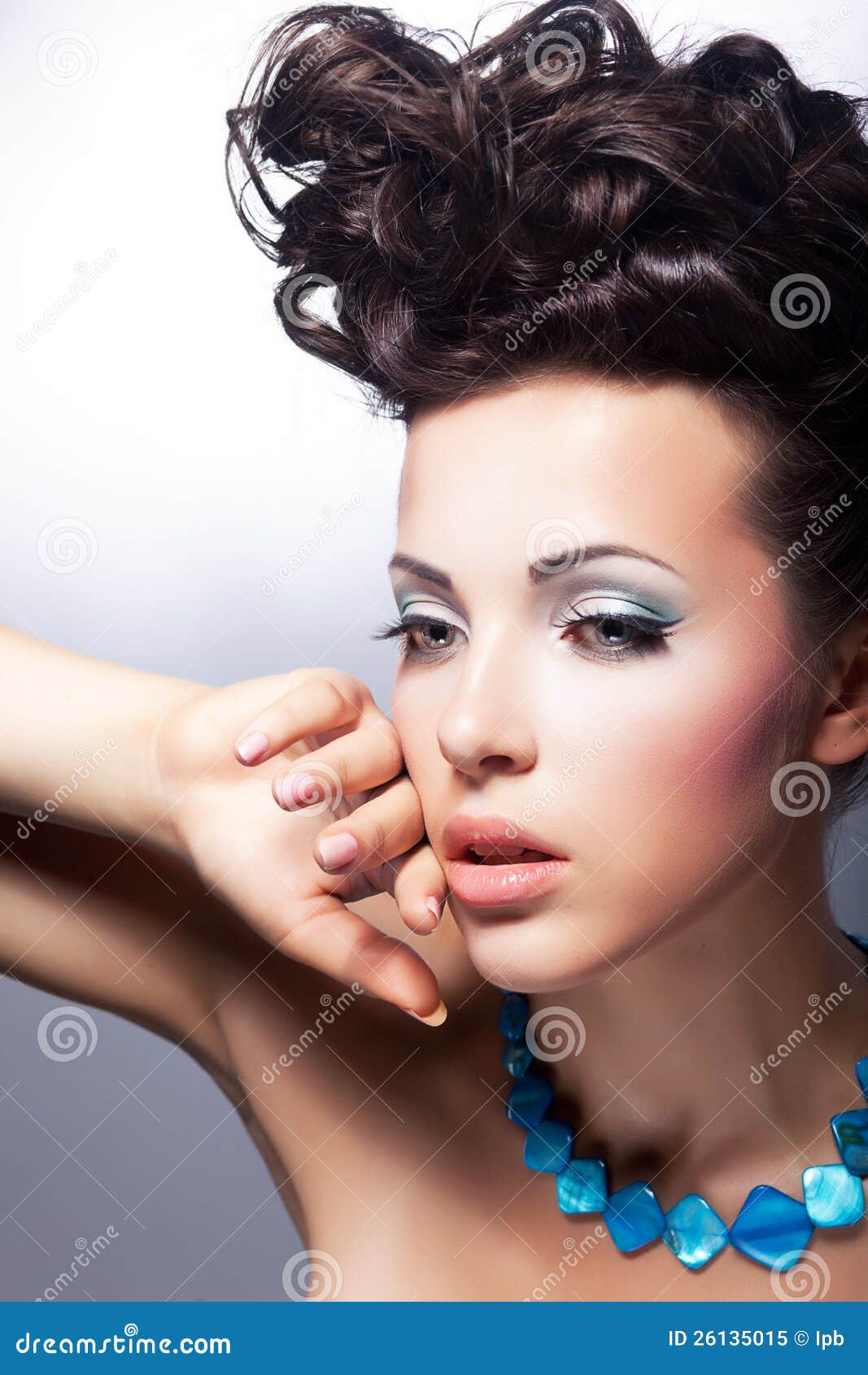 Stylish Young Beauty Looking. Glamor and Luxury Stock Image - Image of ...