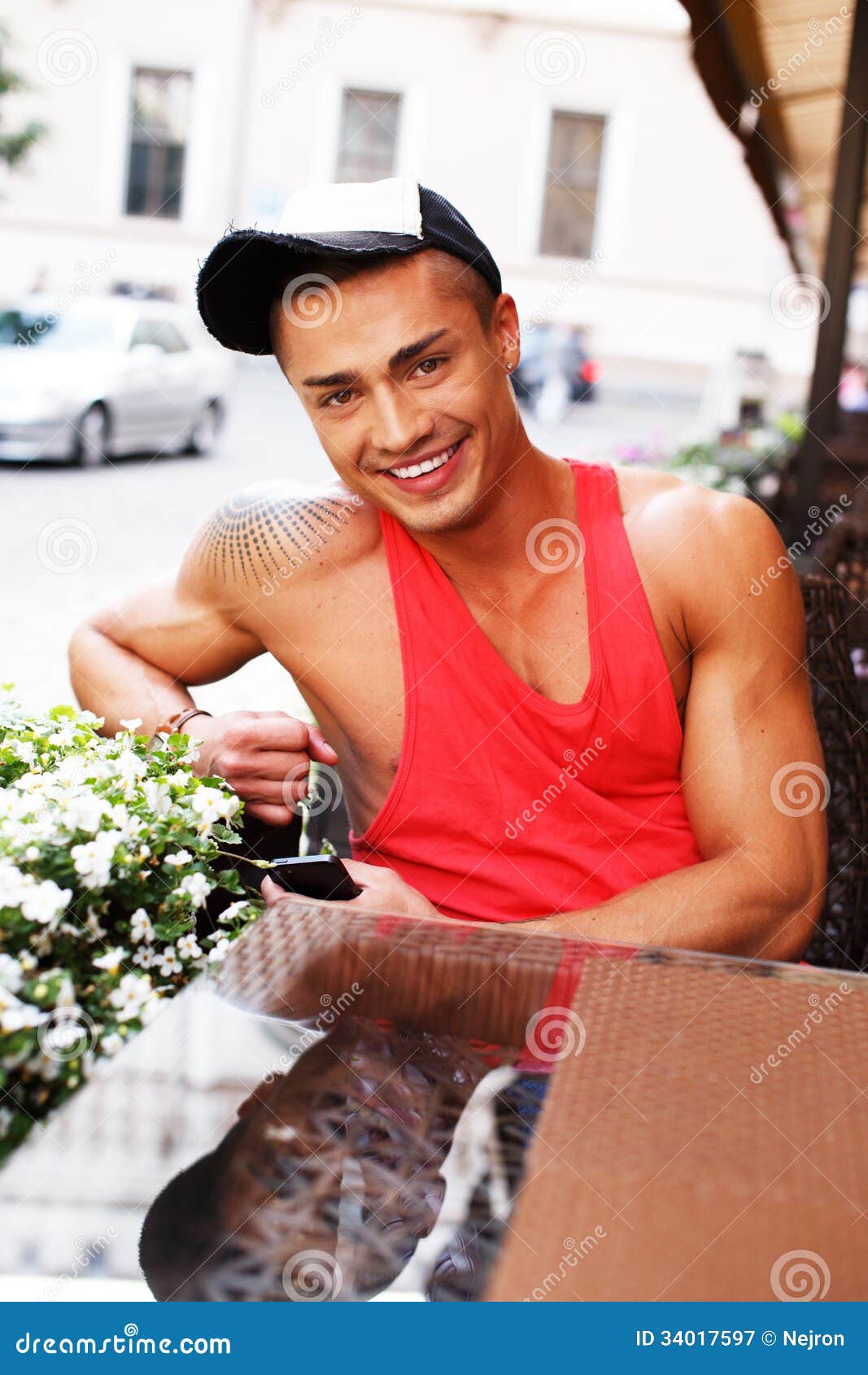 Stylish young man stock image. Image of cool, look, caucasian - 34017597