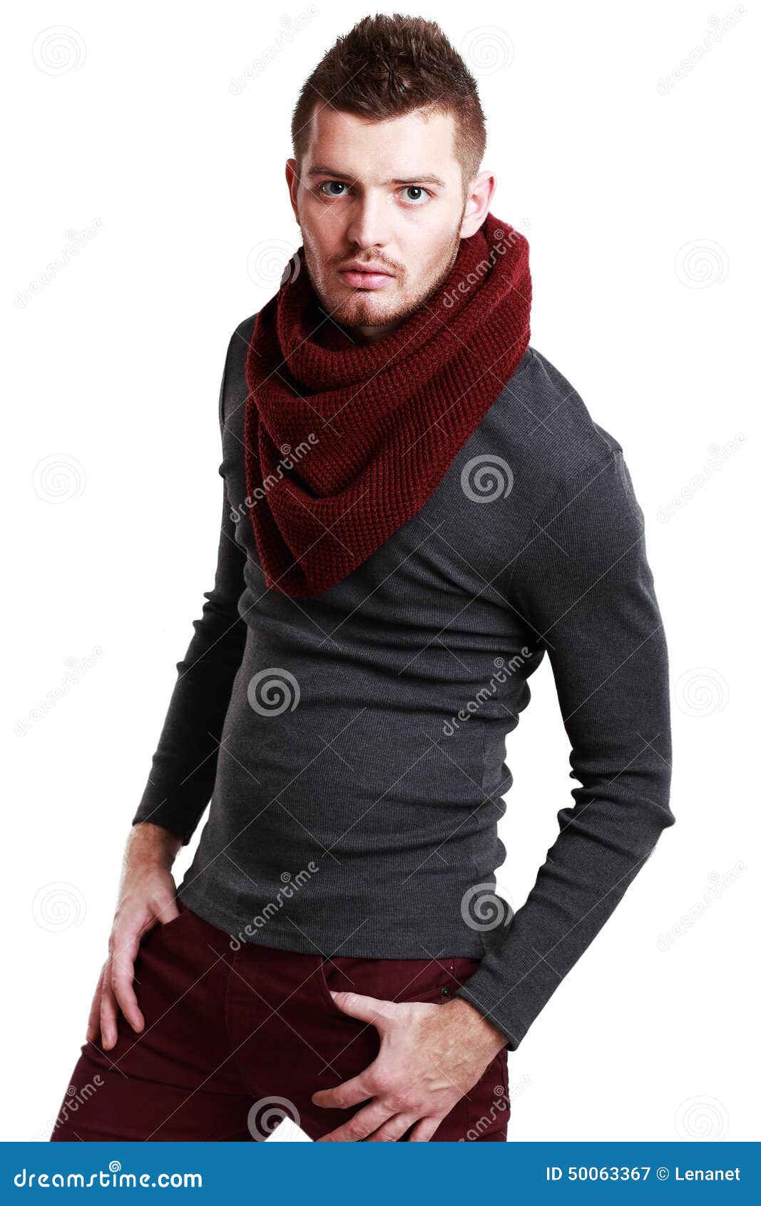 Stylish young man stock image. Image of full, confident - 50063367