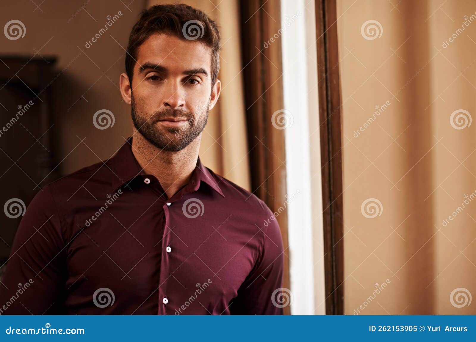 Stylishly Confident. a Handsome and Confident Young Man. Stock Image ...