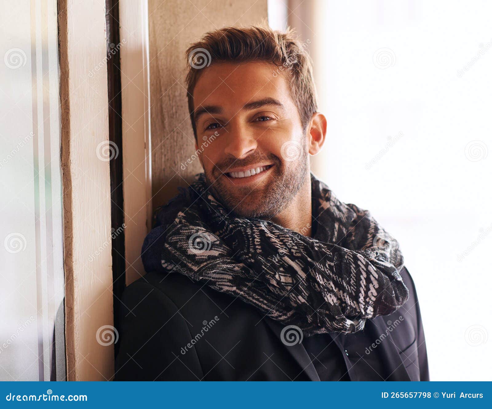 Stylishly Confident. a Handsome and Confident Young Man. Stock Photo ...