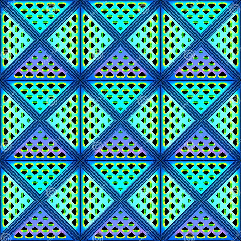 Stylistic Abstract Light Background with a Diverse Geometric Structure ...