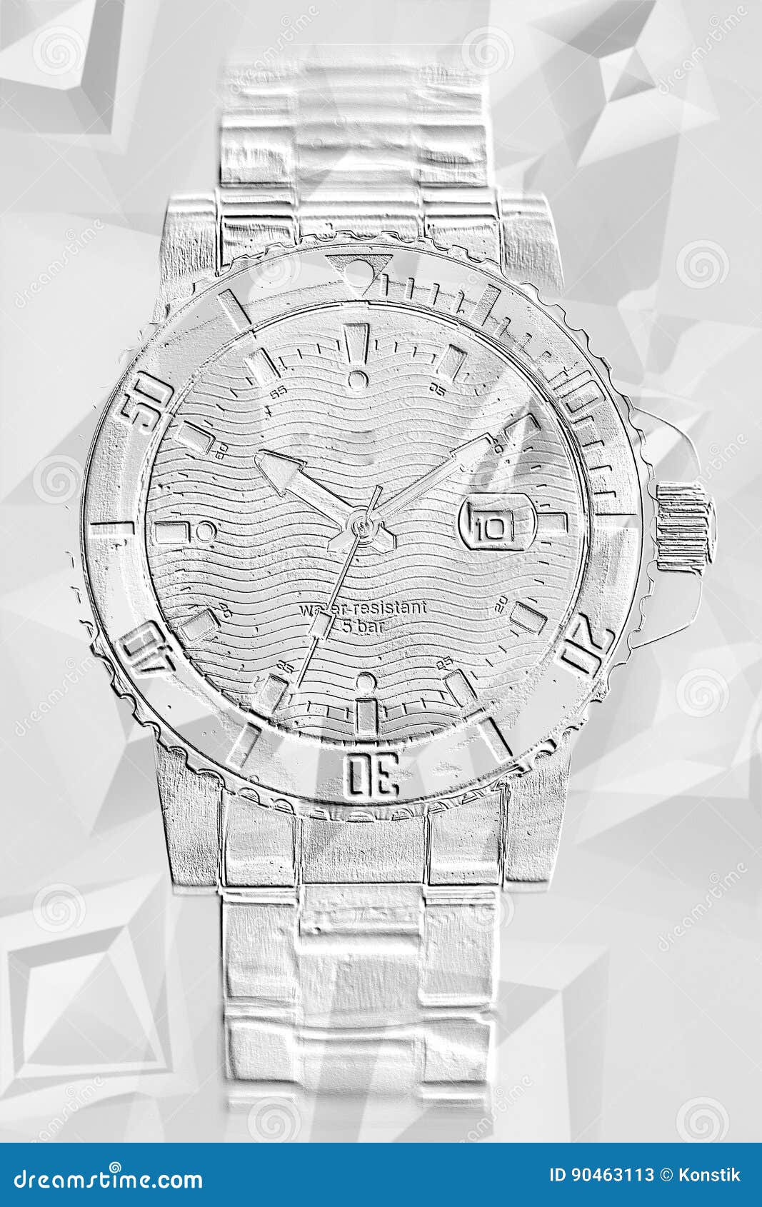 Stylization Blanco De La Textura De Los Relojes Imagen de archivo ...